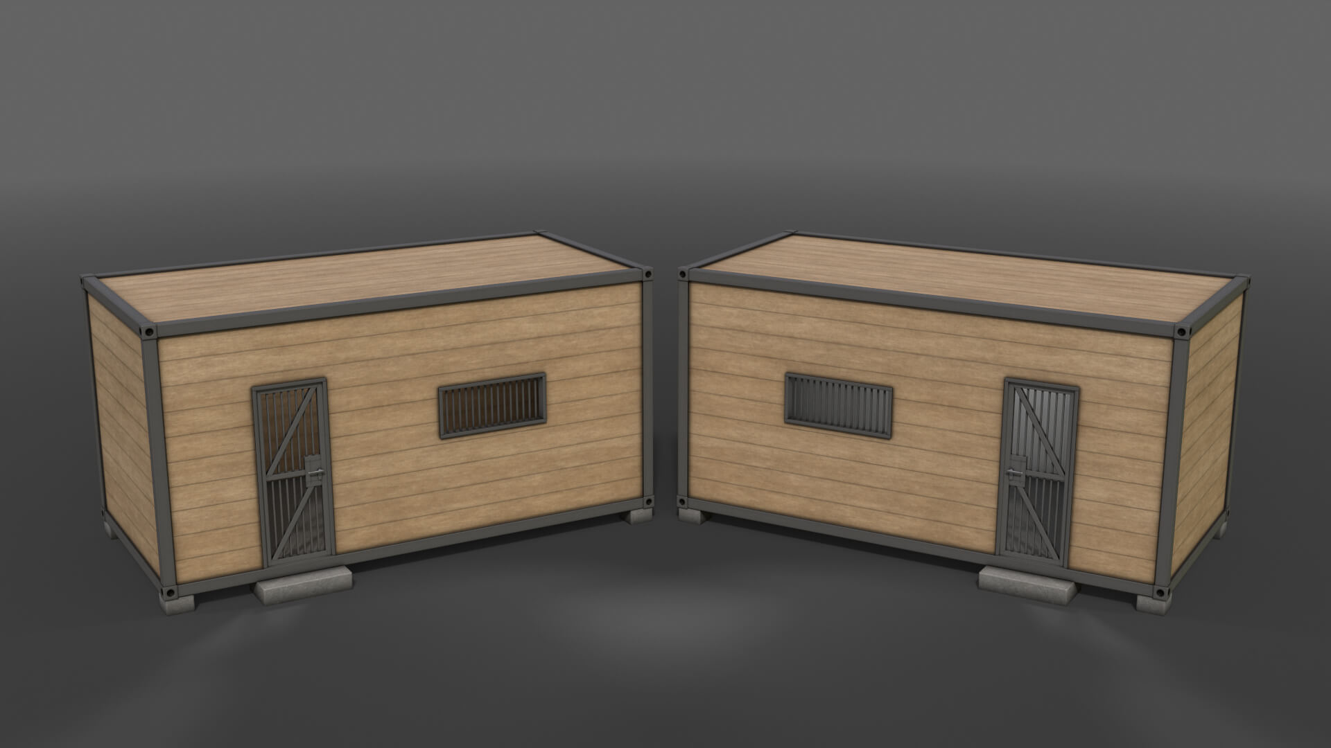 Container House CC 20Ft V4 - 3D Model by DaikLord