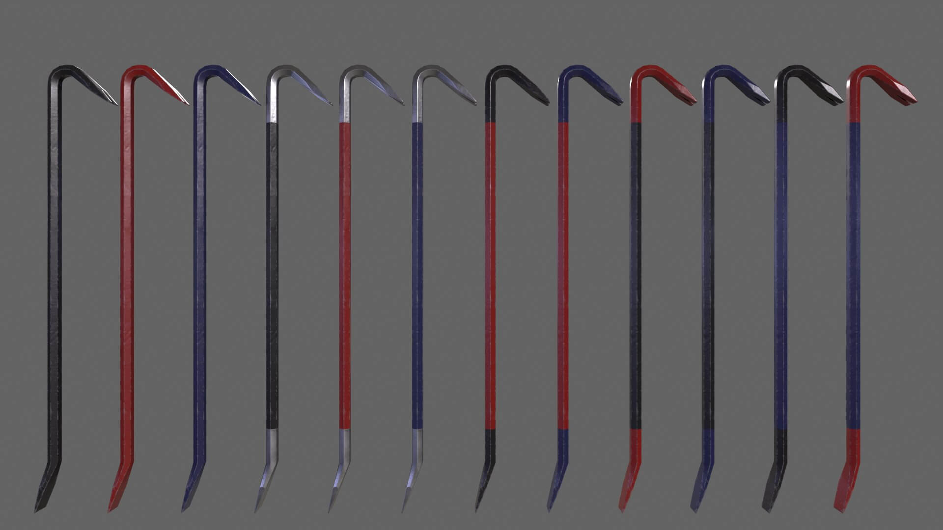 Crowbar - 3D Model by DaikLord