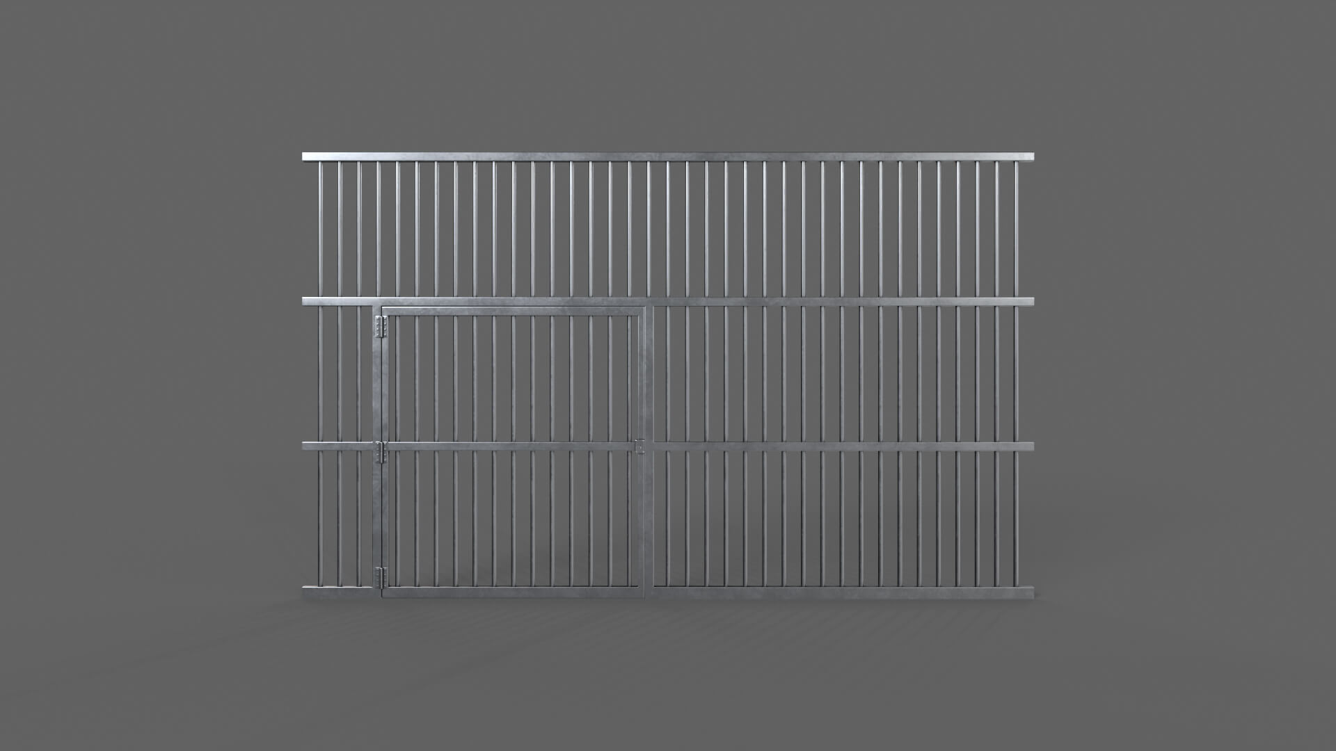 Door Prison Cell 3 - 3D Model by DaikLord