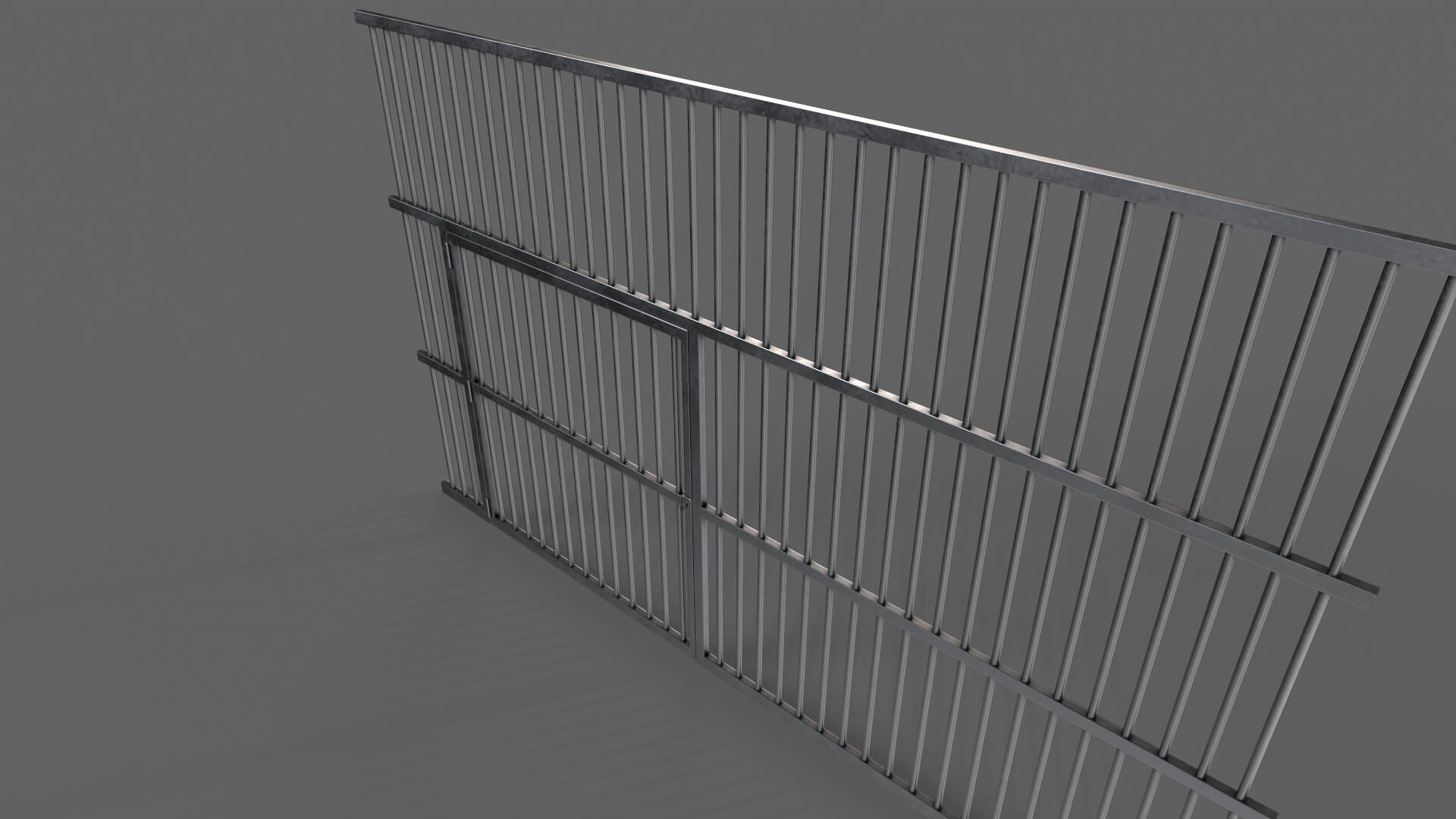 Door Prison Cell 3 - 3D Model by DaikLord