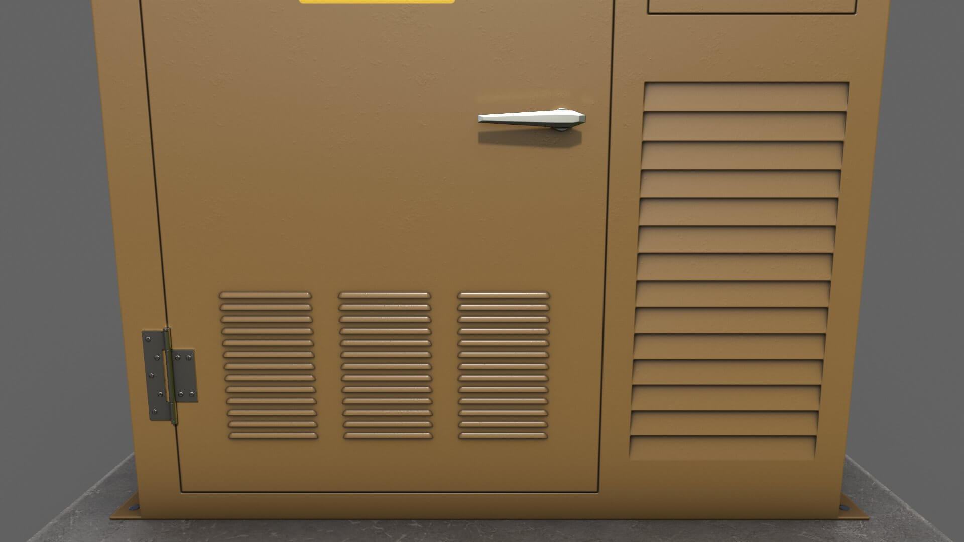 Electric Box Brown - 3D Model by DaikLord