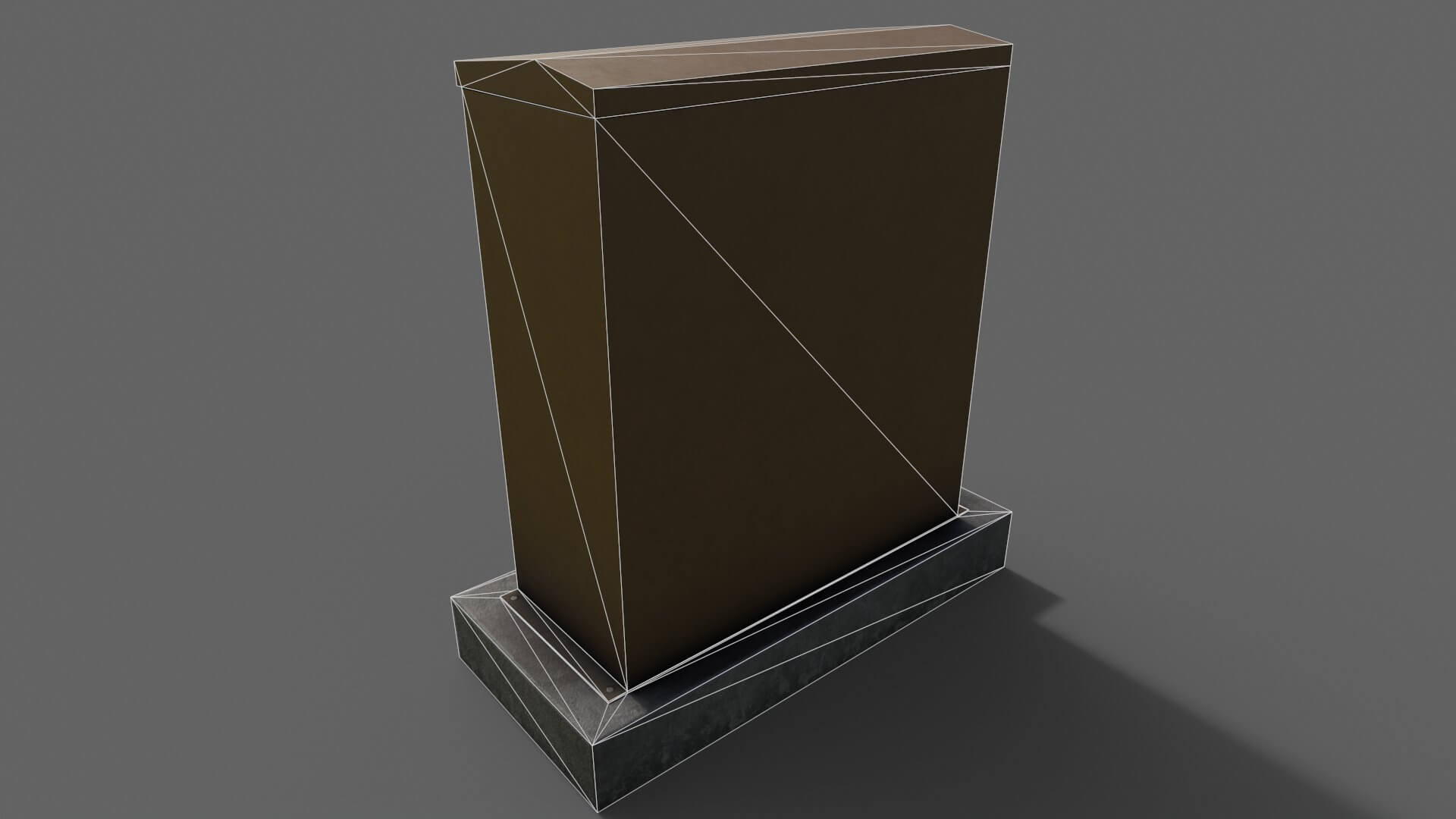 Electric Box Brown - 3D Model by DaikLord