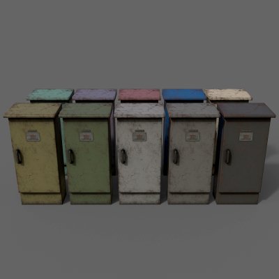 Electric Box Ver.5 - Collection 3D Model by DaikLord