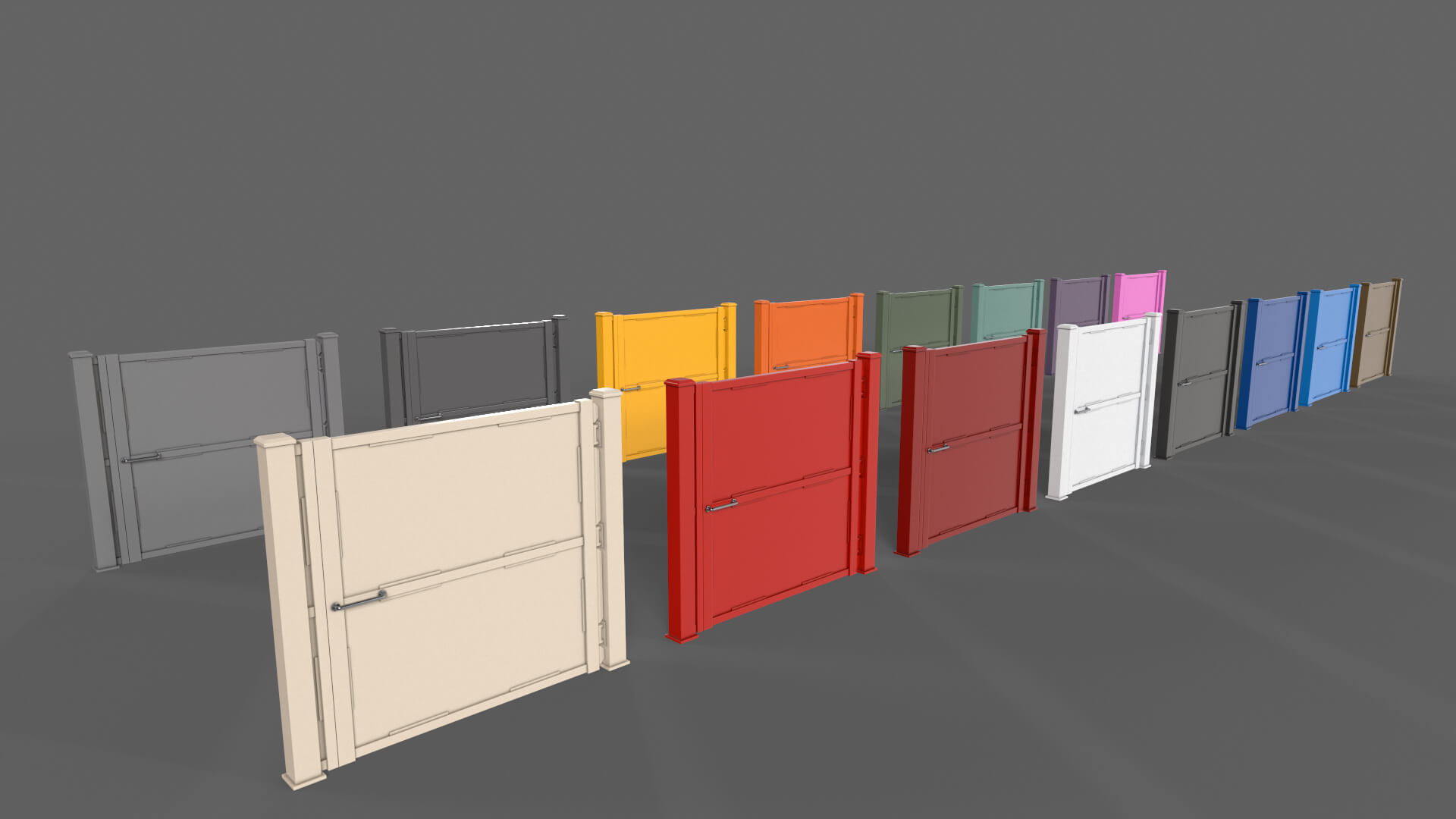 Metal Gate A3 - 3D Model by DaikLord