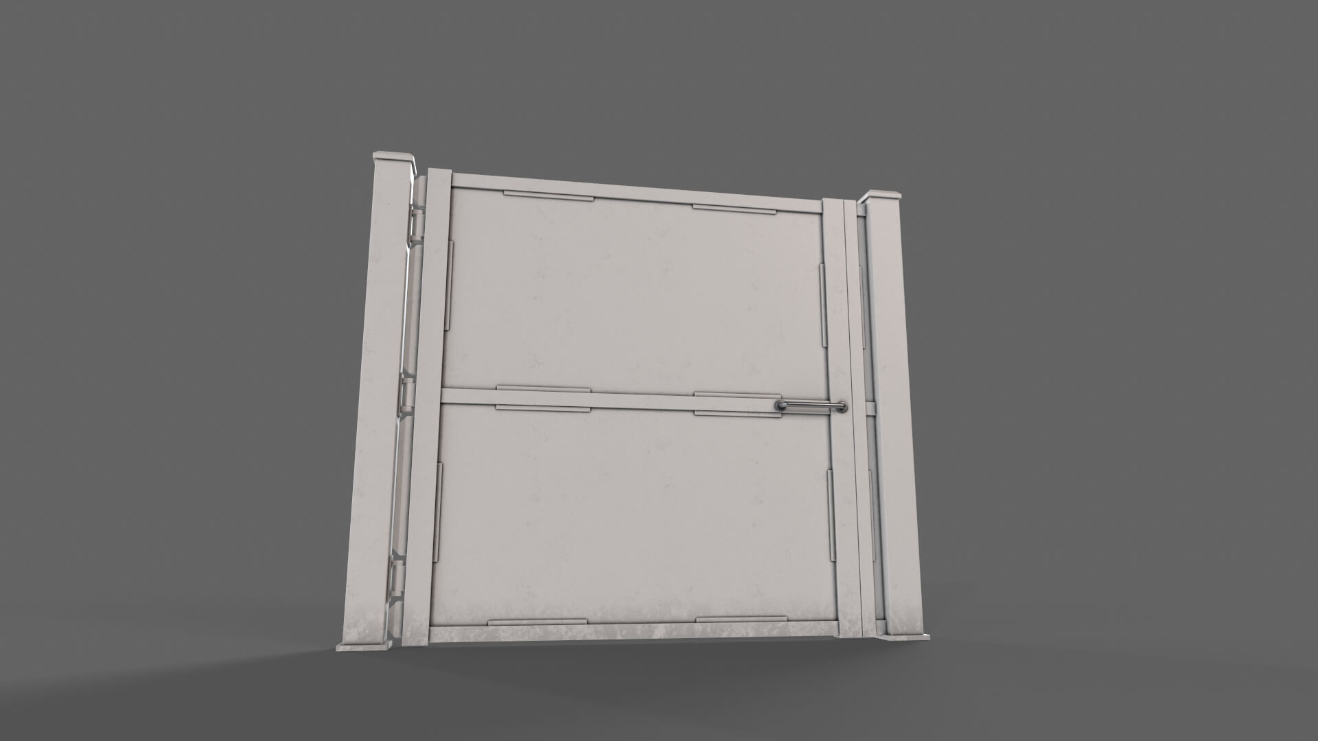 Metal Gate A3 - 3D Model by DaikLord