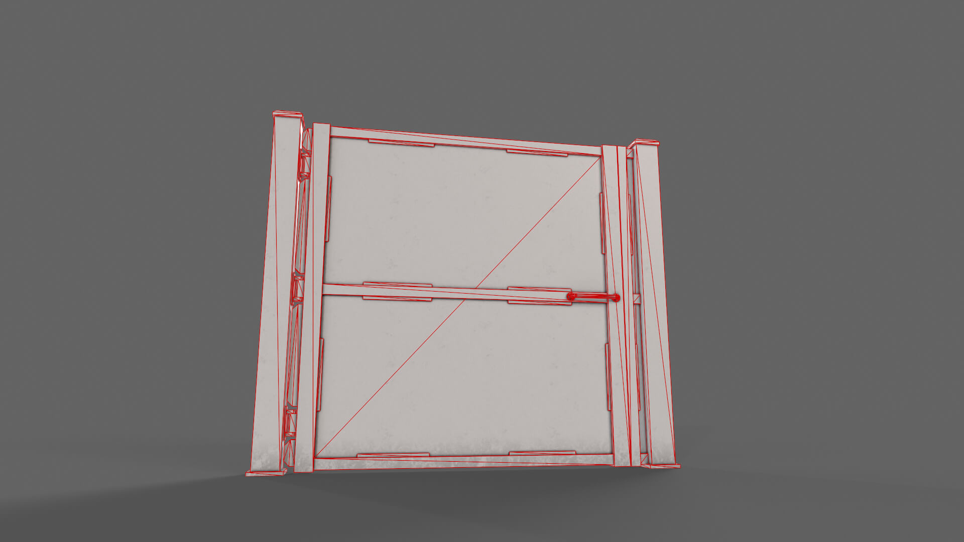 Metal Gate A3 - 3D Model by DaikLord