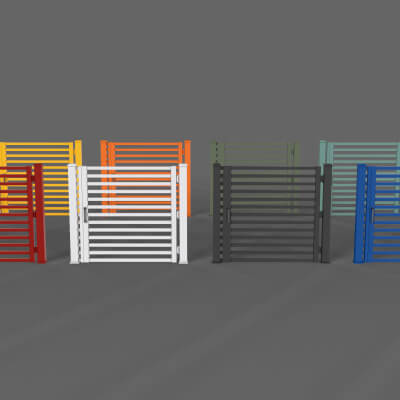 Metal Gate A4 - 3D Model by DaikLord