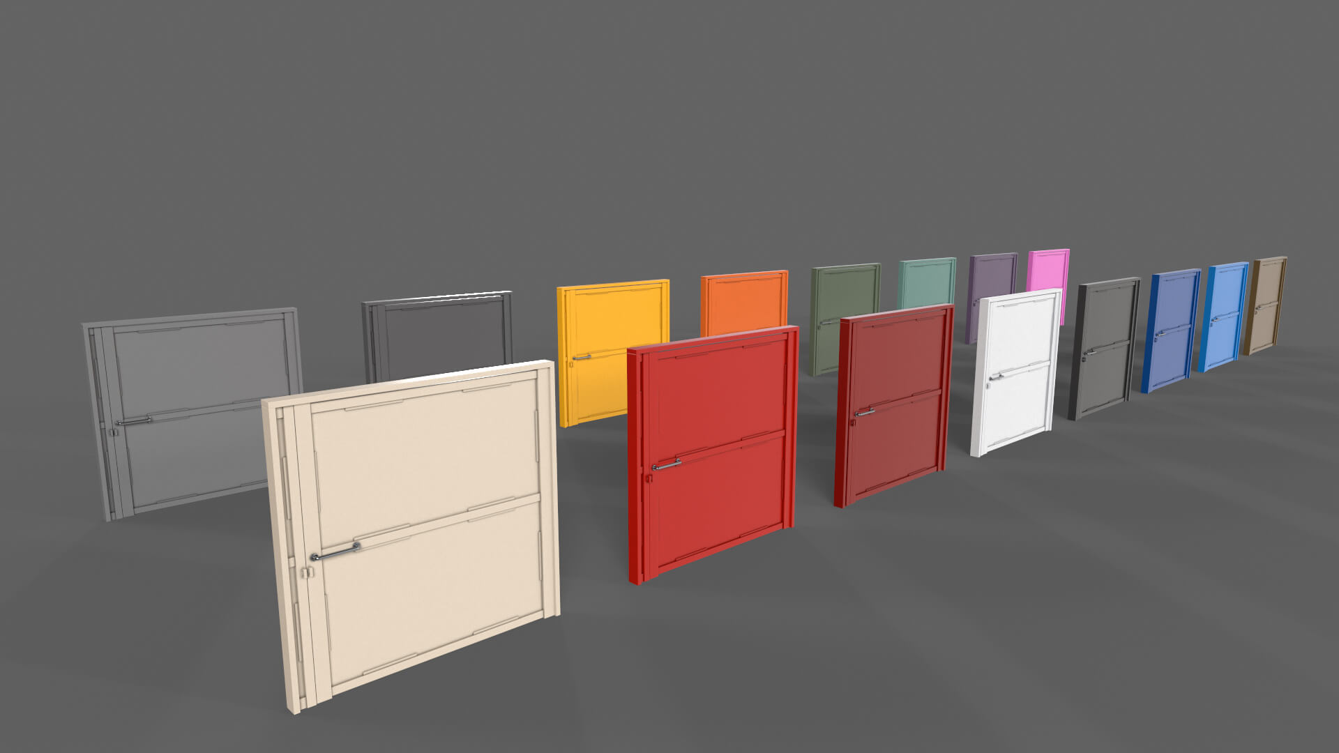 Metal Gate B3 - 3D Model by DaikLord