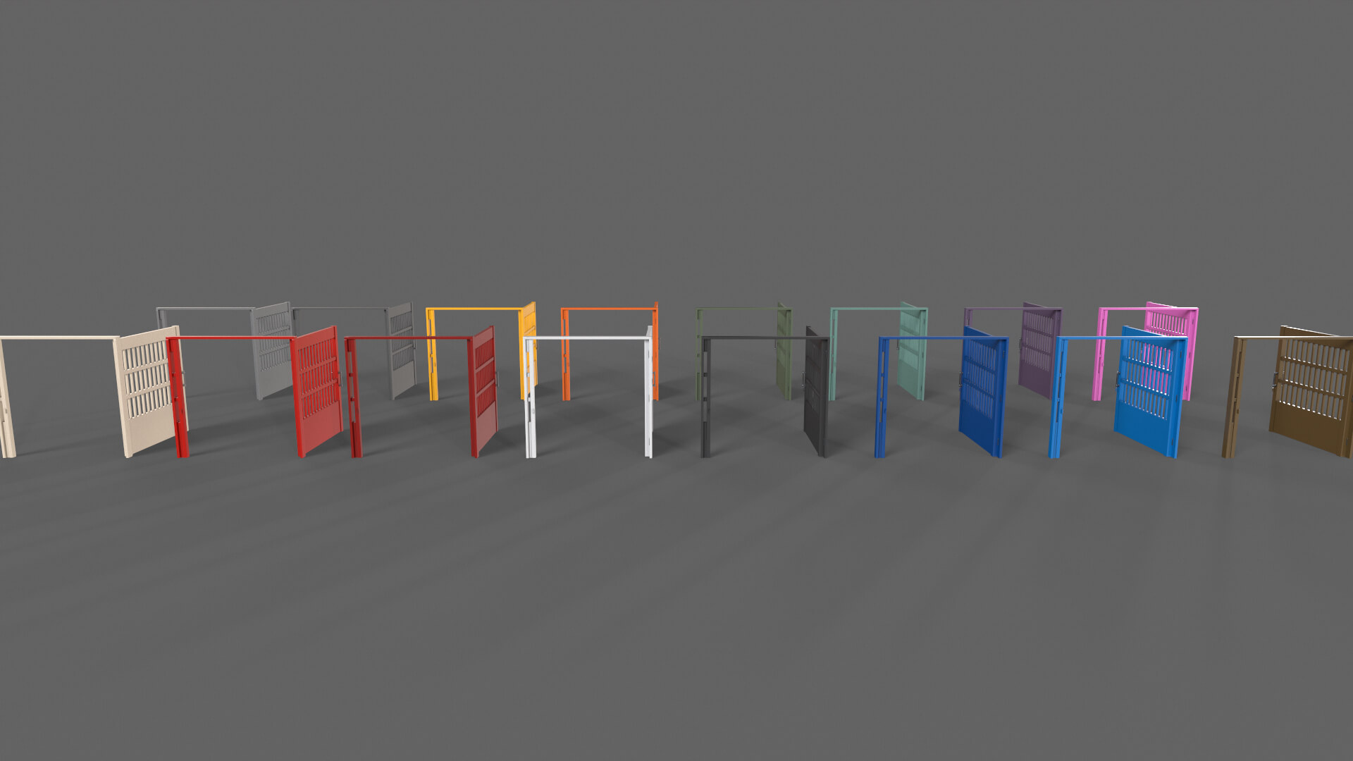 Metal Gate B5 - 3D Model by DaikLord