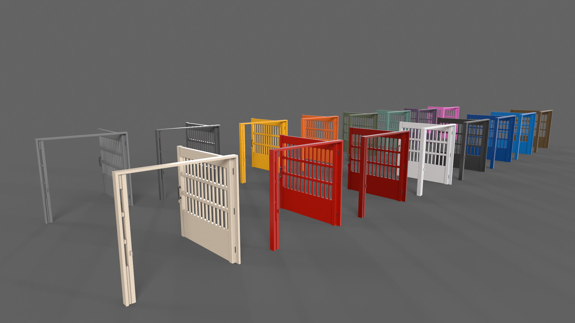 Metal Gate B5 - 3D Model by DaikLord