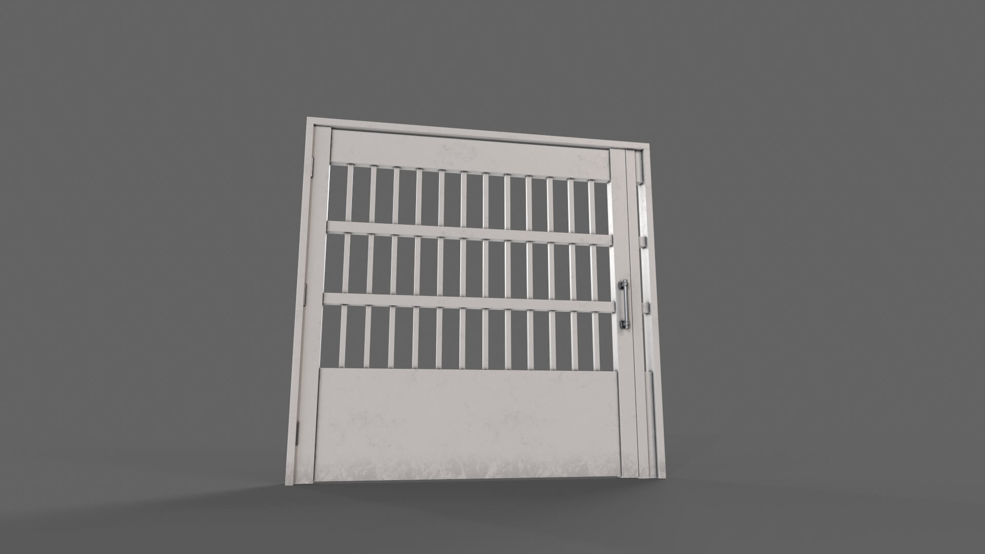 Metal Gate B5 - 3D Model by DaikLord