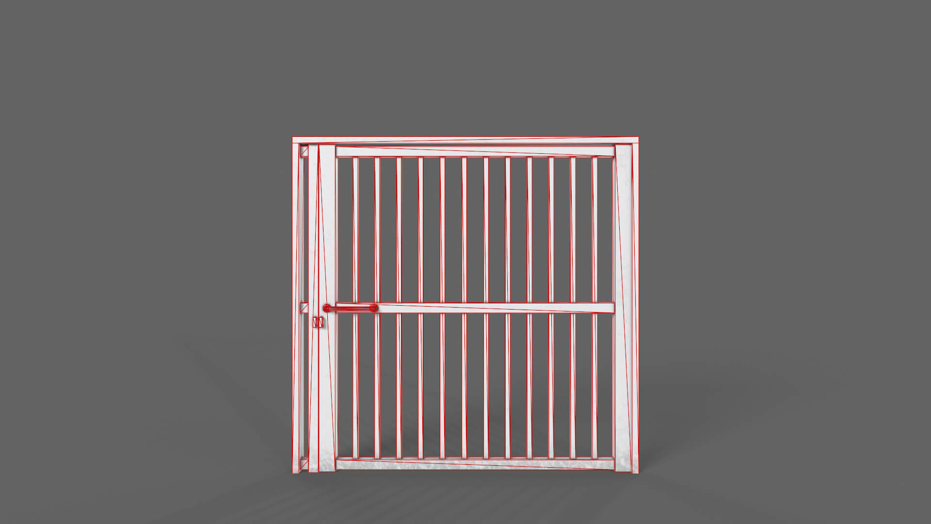 Metal Gate B6 - 3D Model by DaikLord
