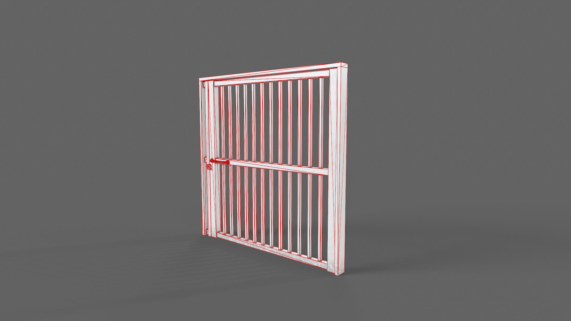 Metal Gate B6 - 3D Model by DaikLord