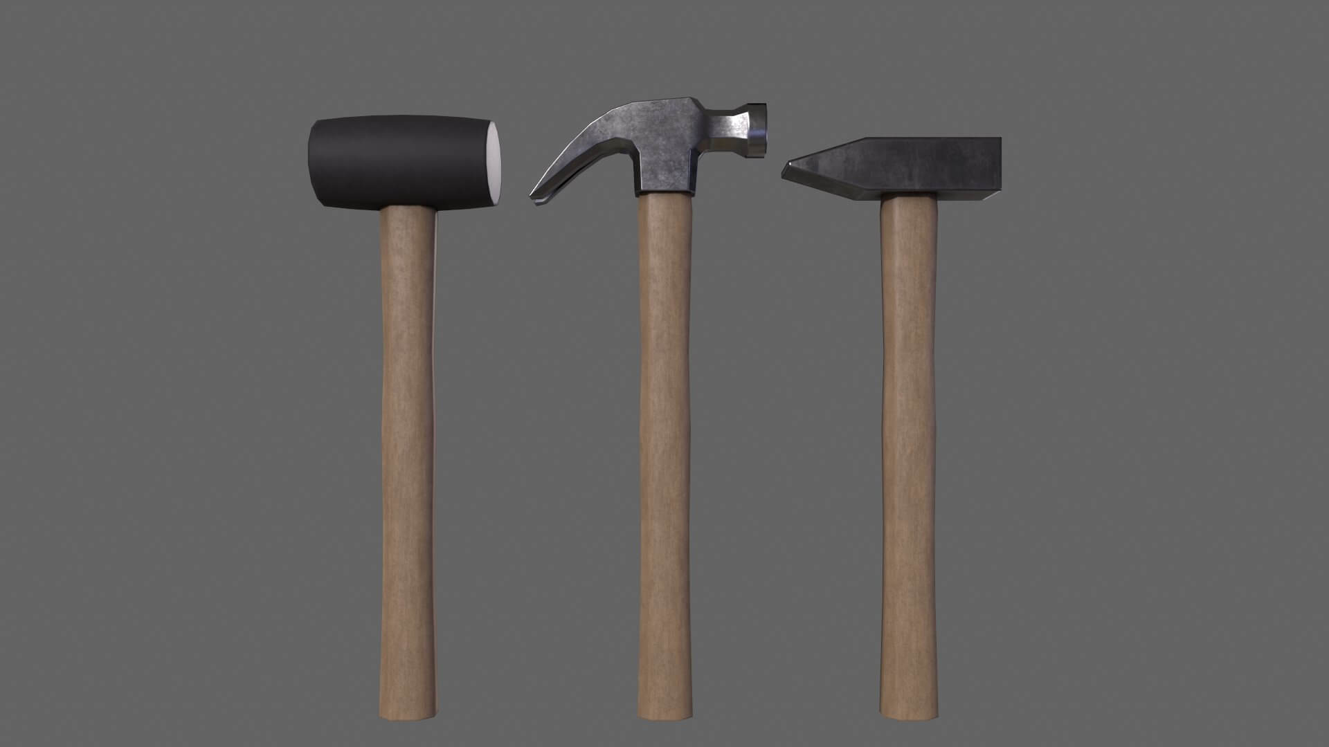 Hammers - 3D Model by DaikLord