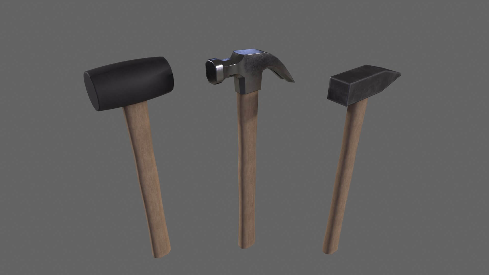 Hammers - 3D Model by DaikLord
