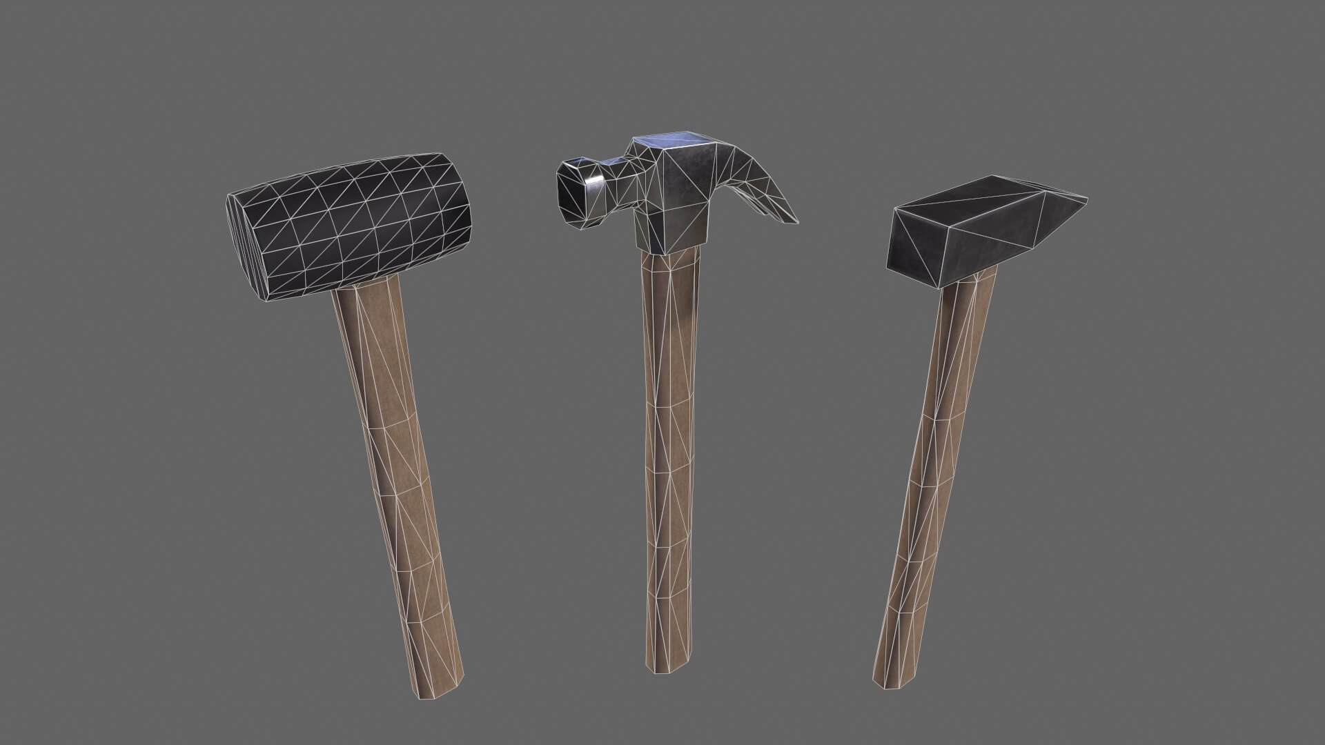Hammers - 3D Model by DaikLord