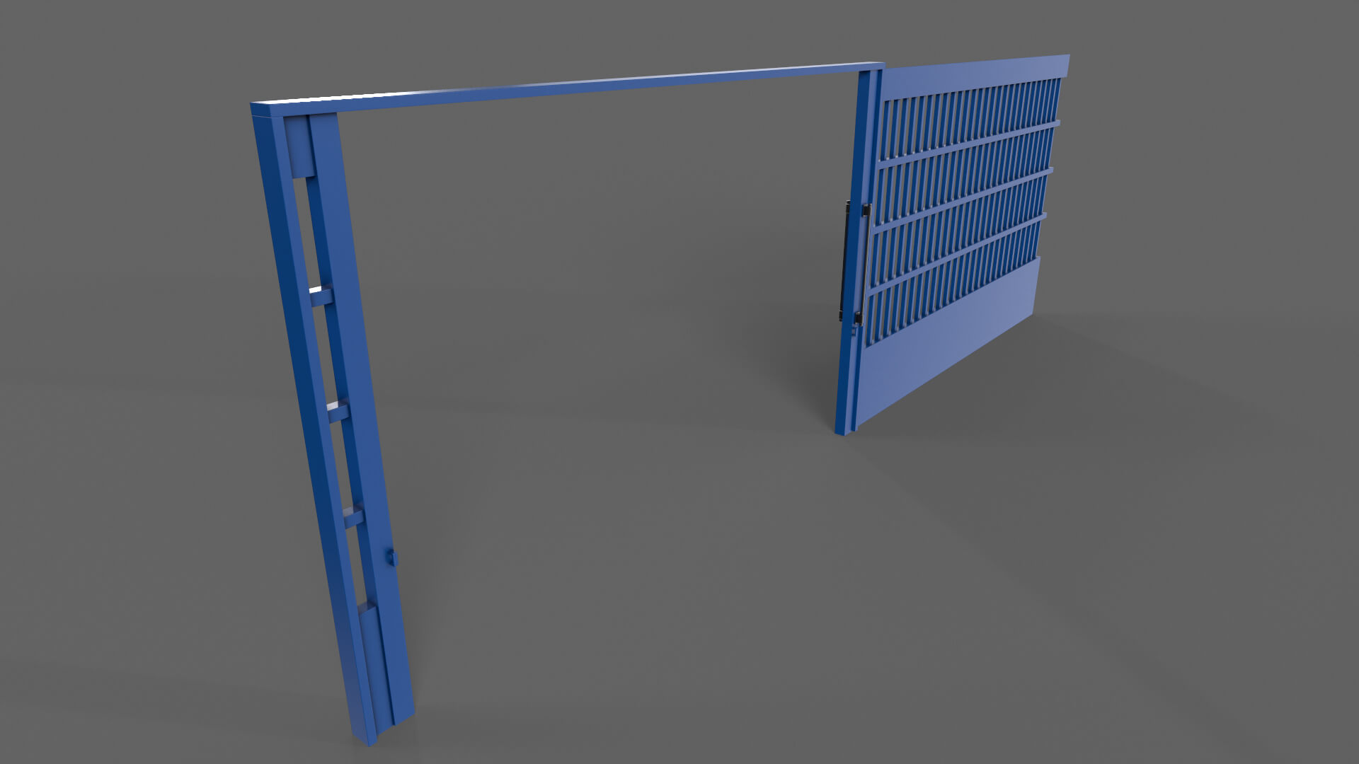 Industrial Gate 4 - 3D Model by DaikLord