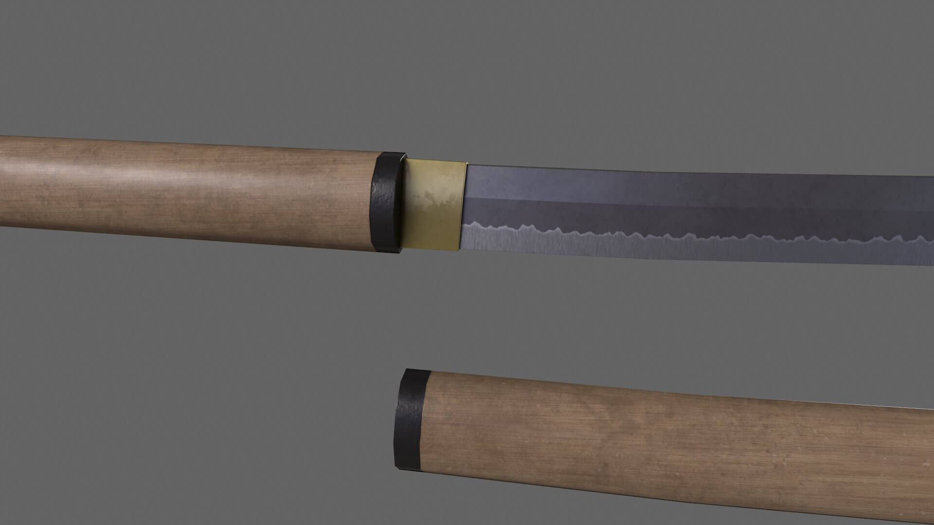 Katana Japanese Sword Collection - V3 3D Model by DaikLord