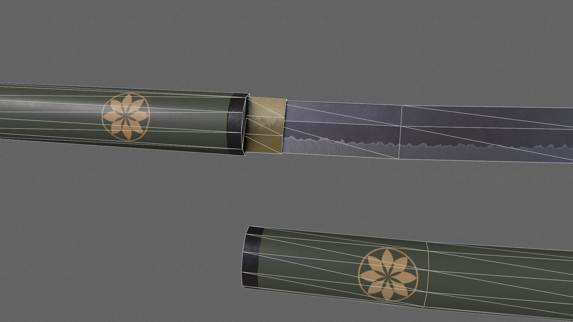Katana Japanese Sword Collection - V3 3D Model by DaikLord