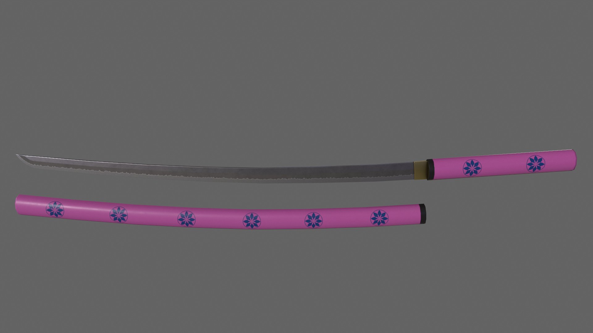 Pink Katana Sword