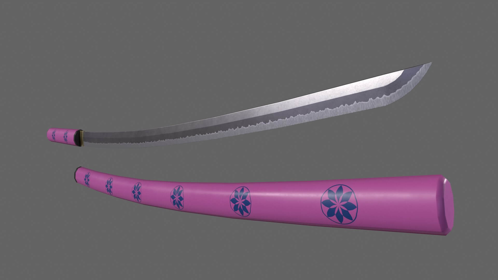Pink Katana Sword