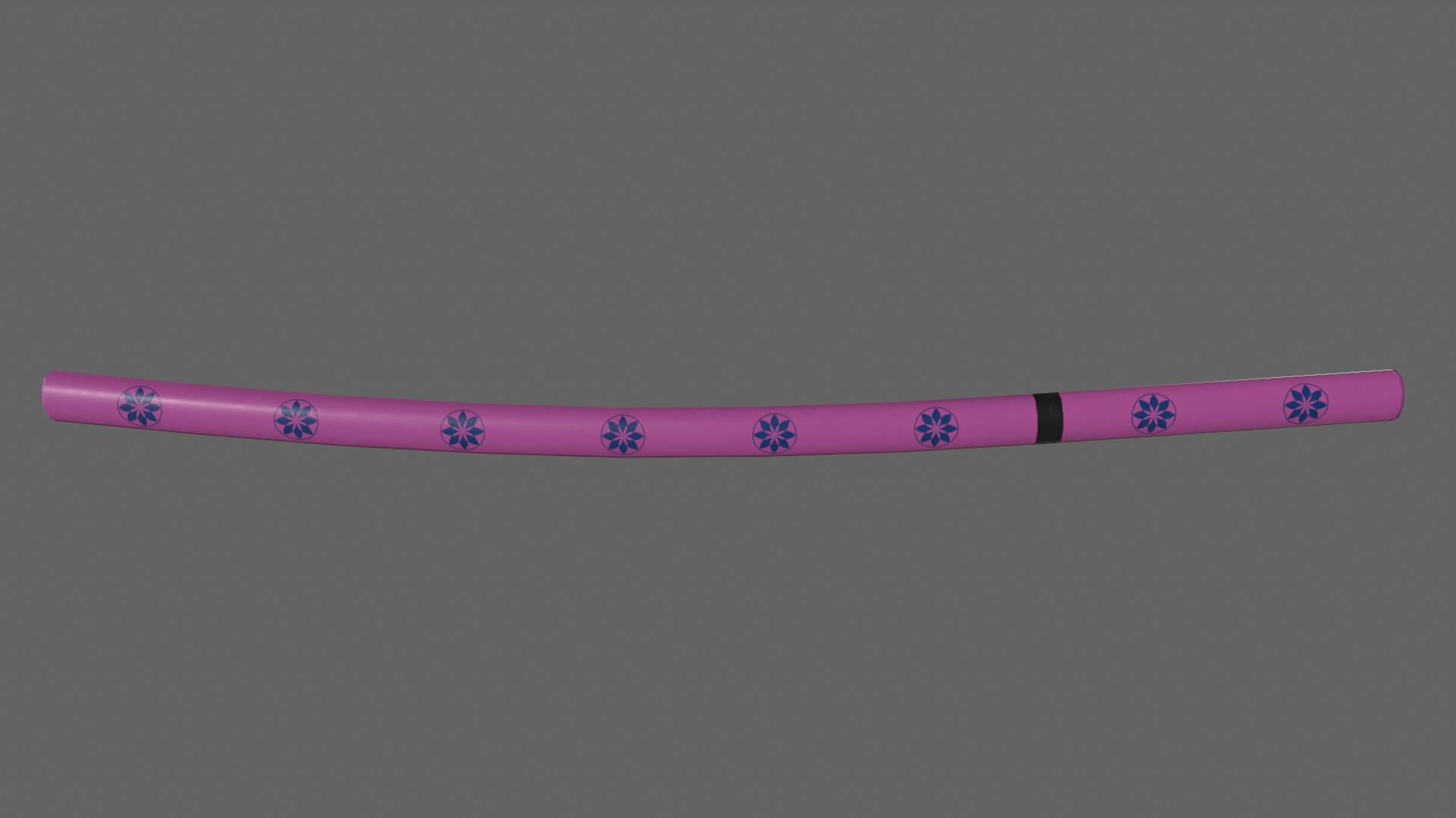 Katana Japanese Sword (Pink) V3 - 3D Model by DaikLord