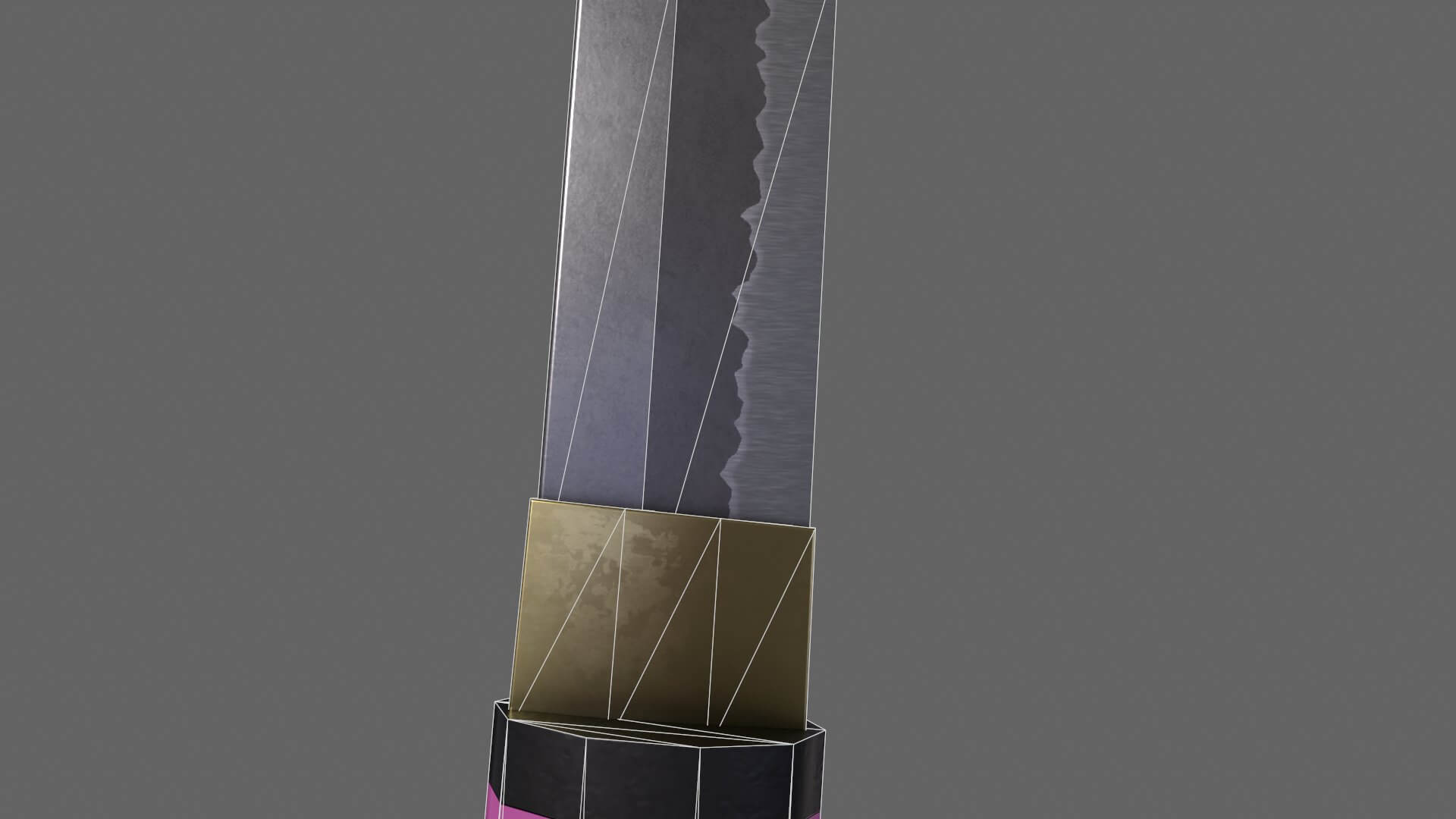 Katana Japanese Sword (Pink) V3 - 3D Model by DaikLord