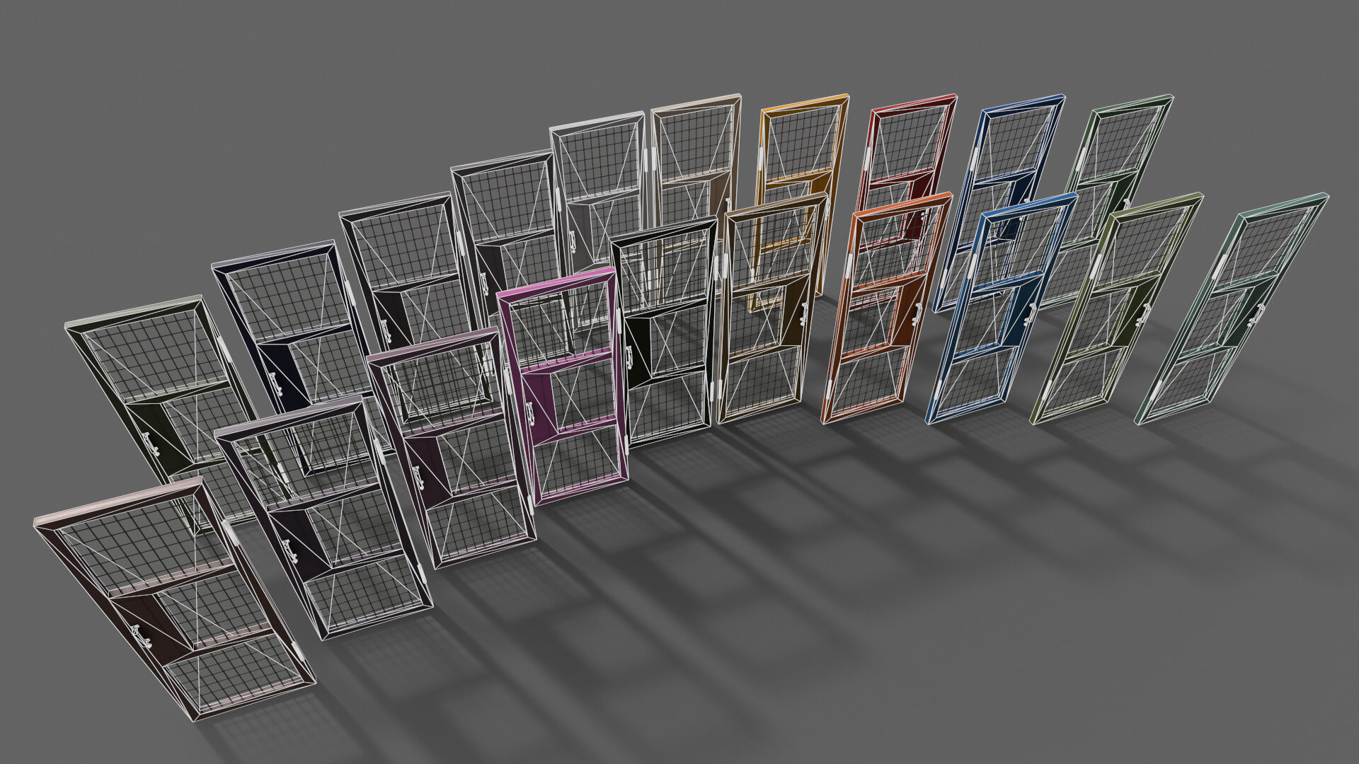 Metal Door A - 3D Model by DaikLord