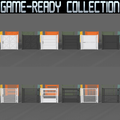 Metal Gate A - Collection by DaikLord