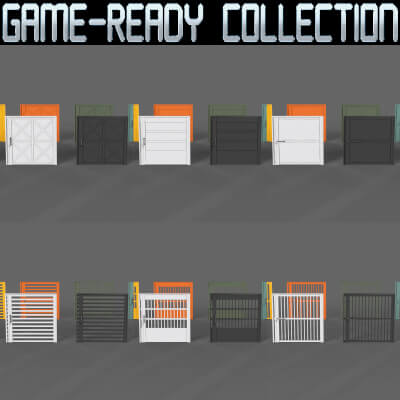 Metal Gate B - Collection by DaikLord