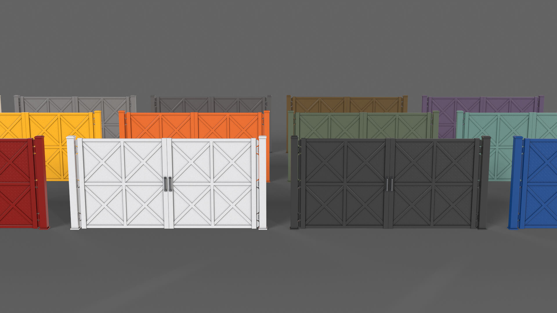 Metal Gate C1 - 3D Model by DaikLord