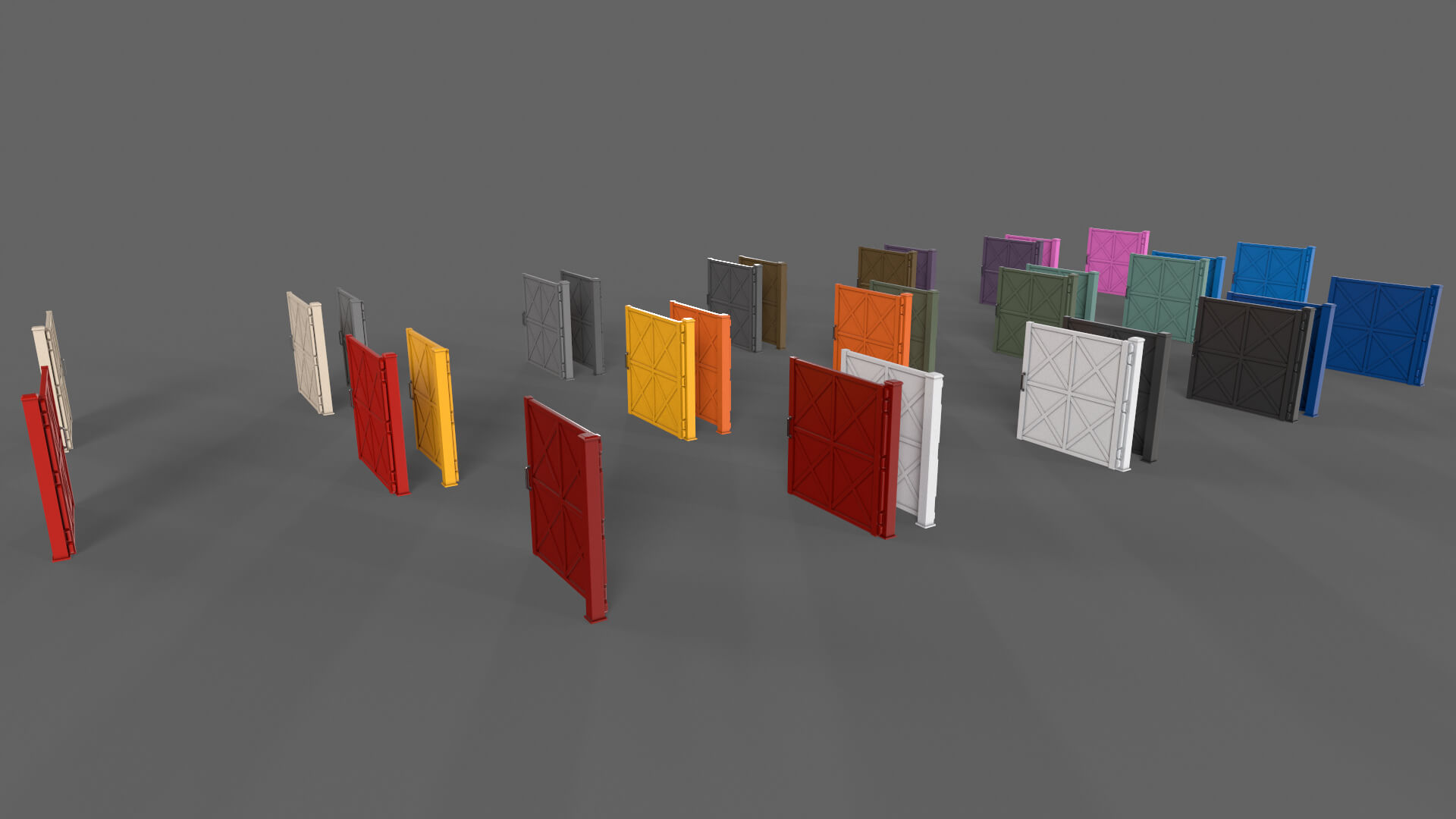 Metal Gate C1 - 3D Model by DaikLord