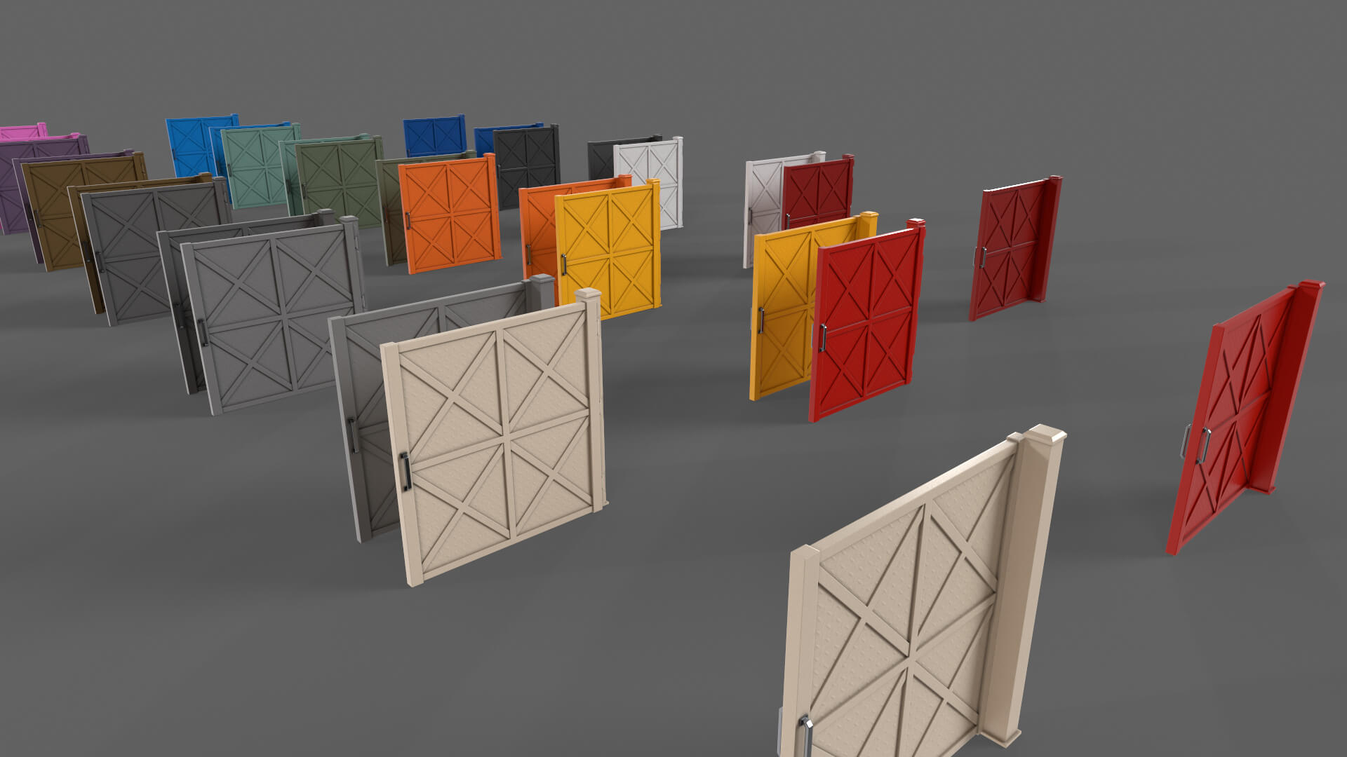 Metal Gate C1 - 3D Model by DaikLord