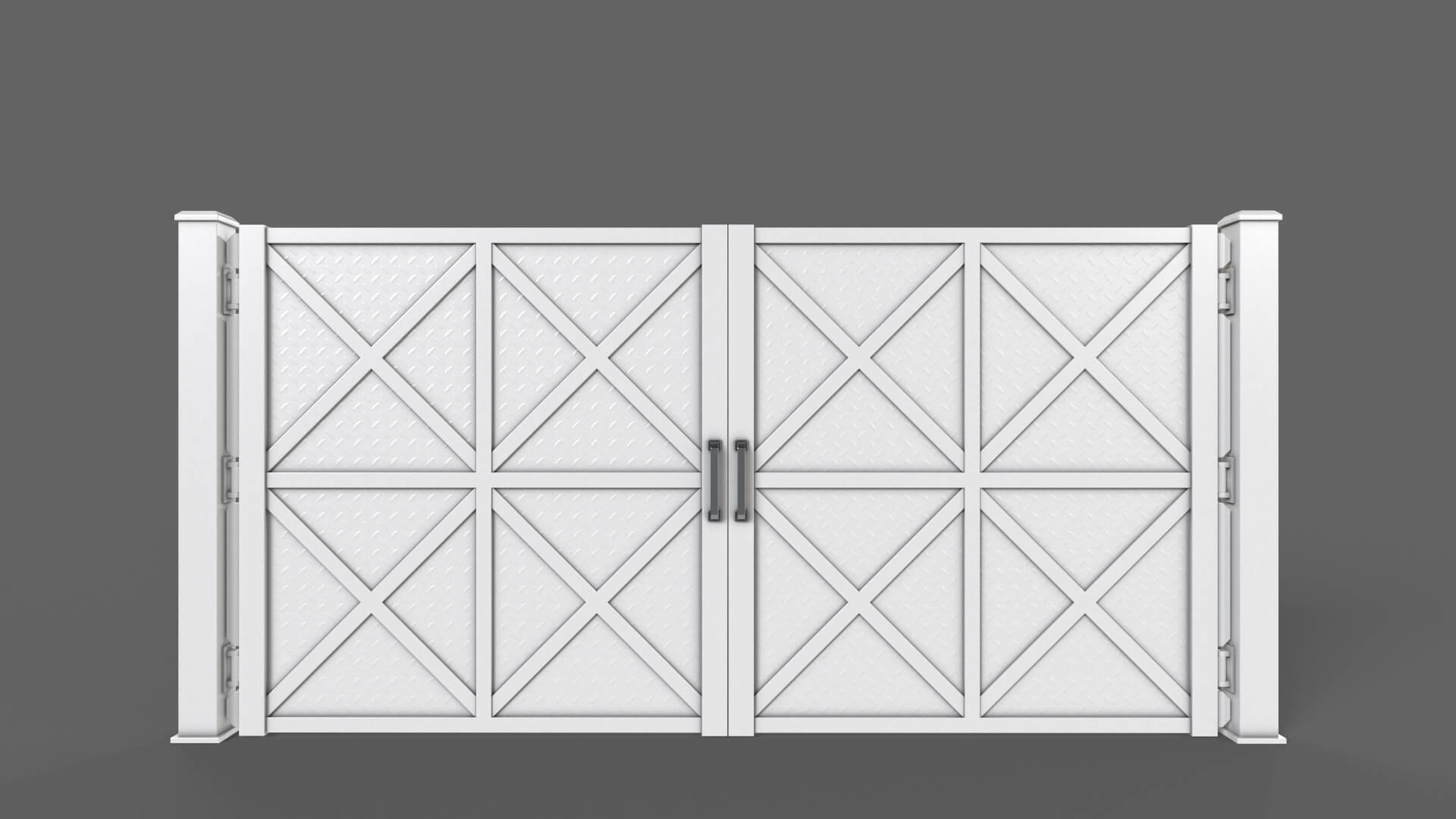 Metal Gate C1 - 3D Model by DaikLord