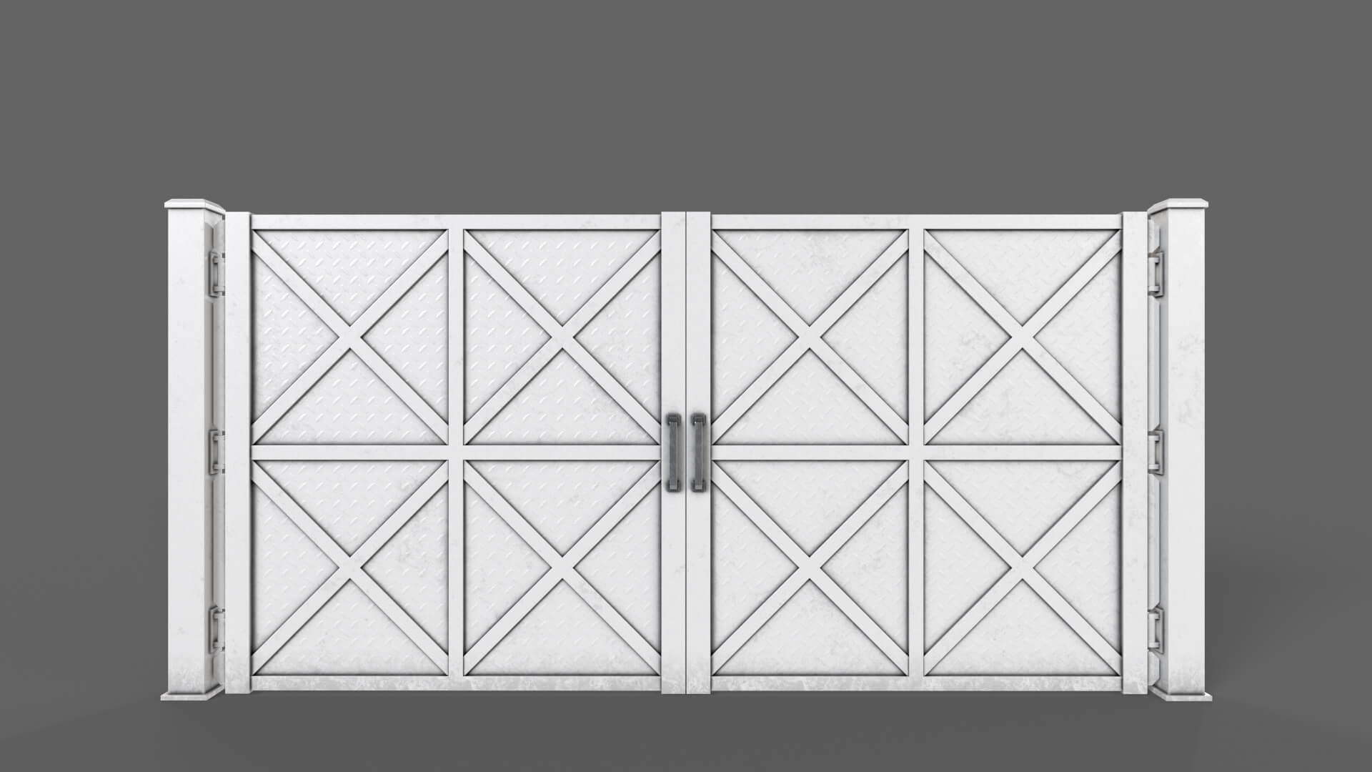 Metal Gate C1 - 3D Model by DaikLord