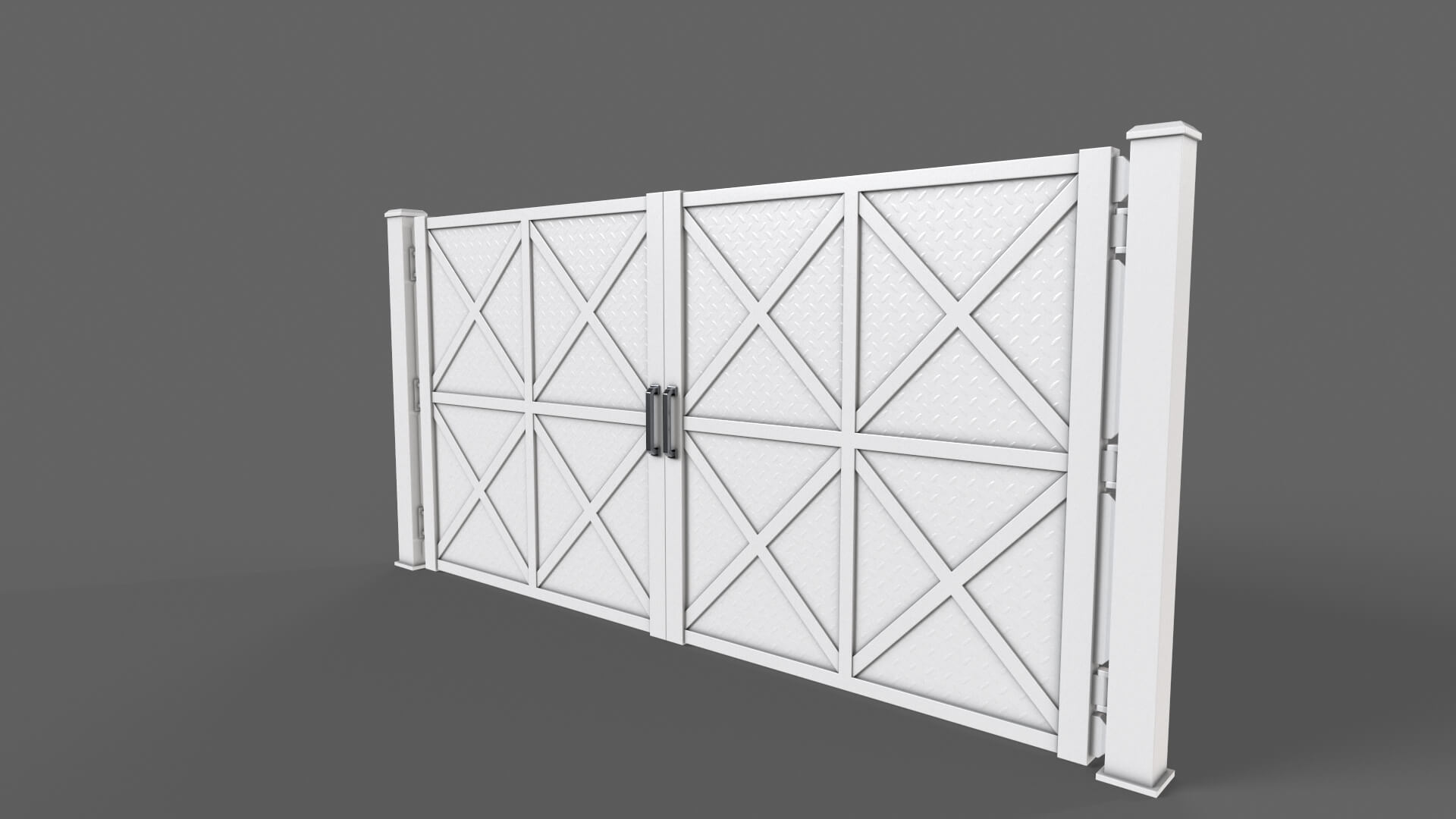 Metal Gate C1 - 3D Model by DaikLord