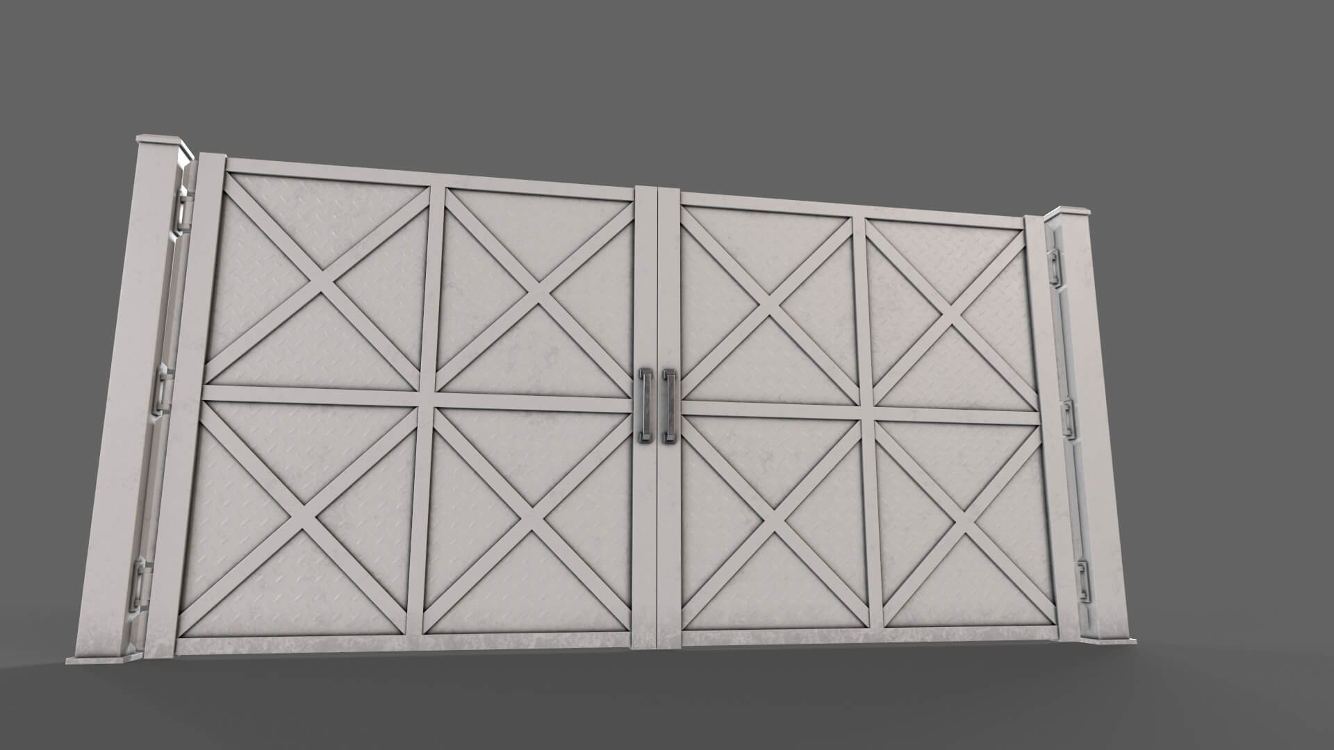 Metal Gate C1 - 3D Model by DaikLord