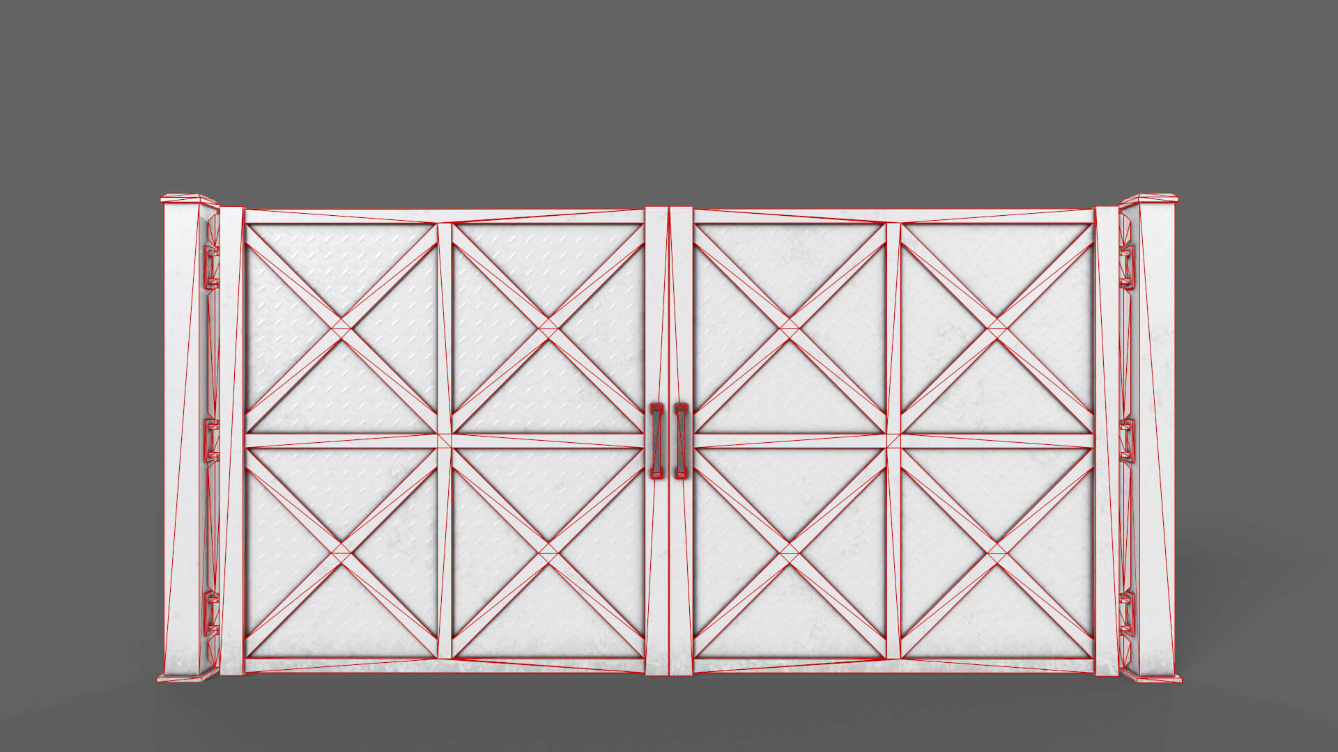 Metal Gate C1 - 3D Model by DaikLord