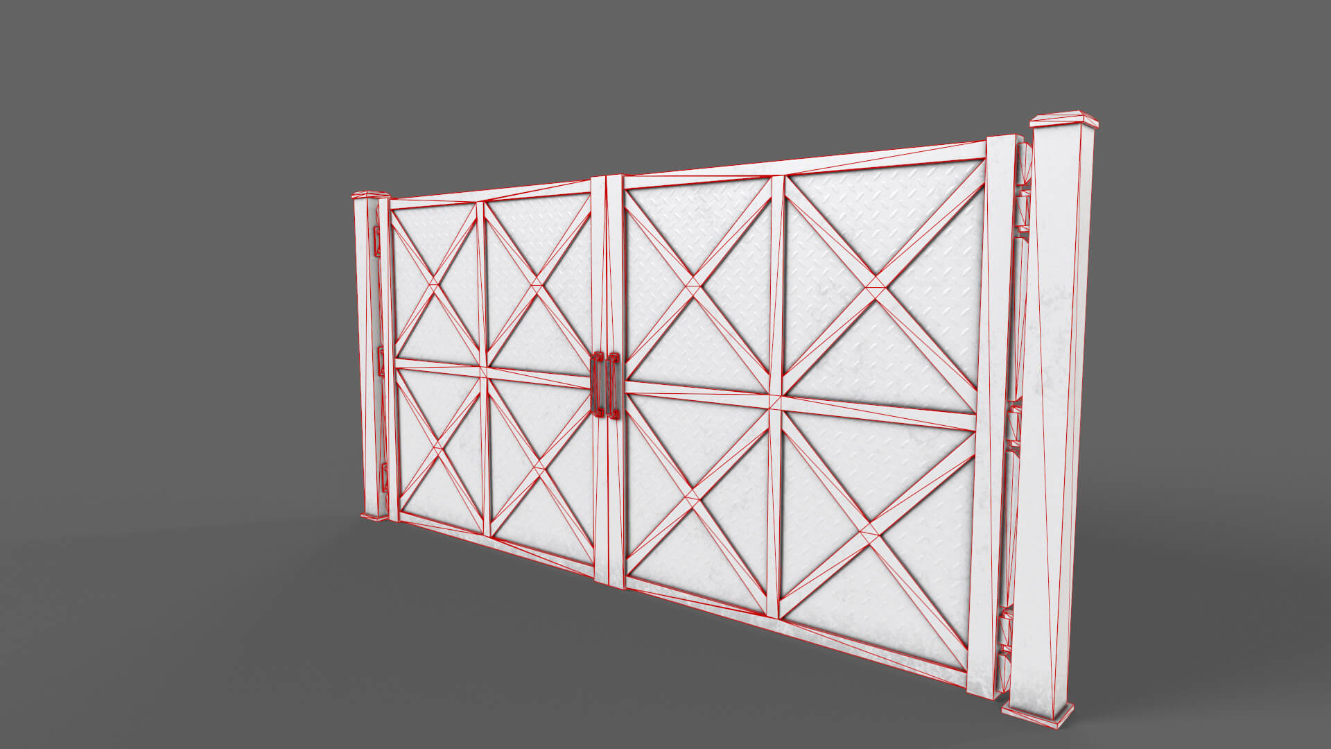 Metal Gate C1 - 3D Model by DaikLord