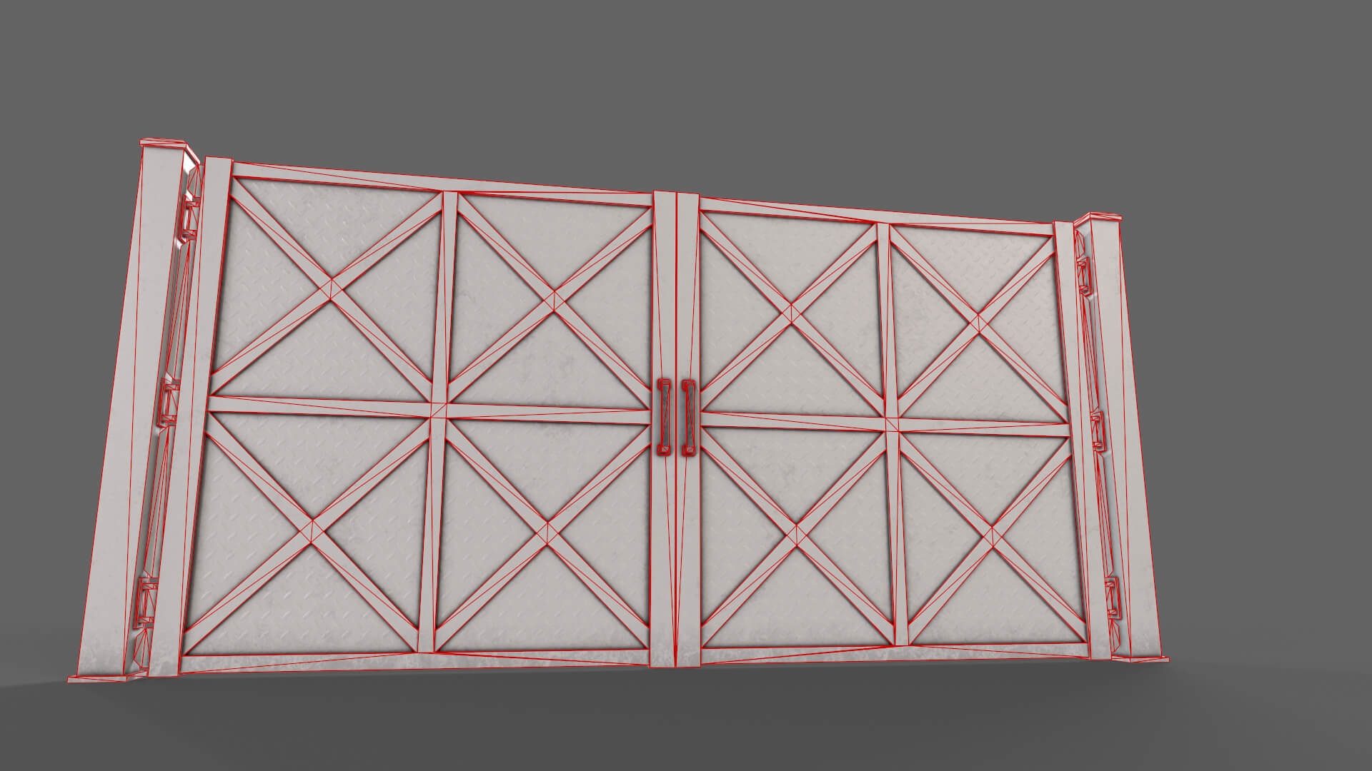 Metal Gate C1 - 3D Model by DaikLord