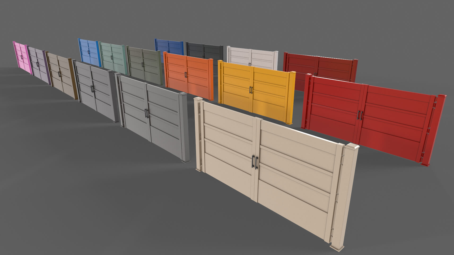 Metal Gate C2 - 3D Model by DaikLord