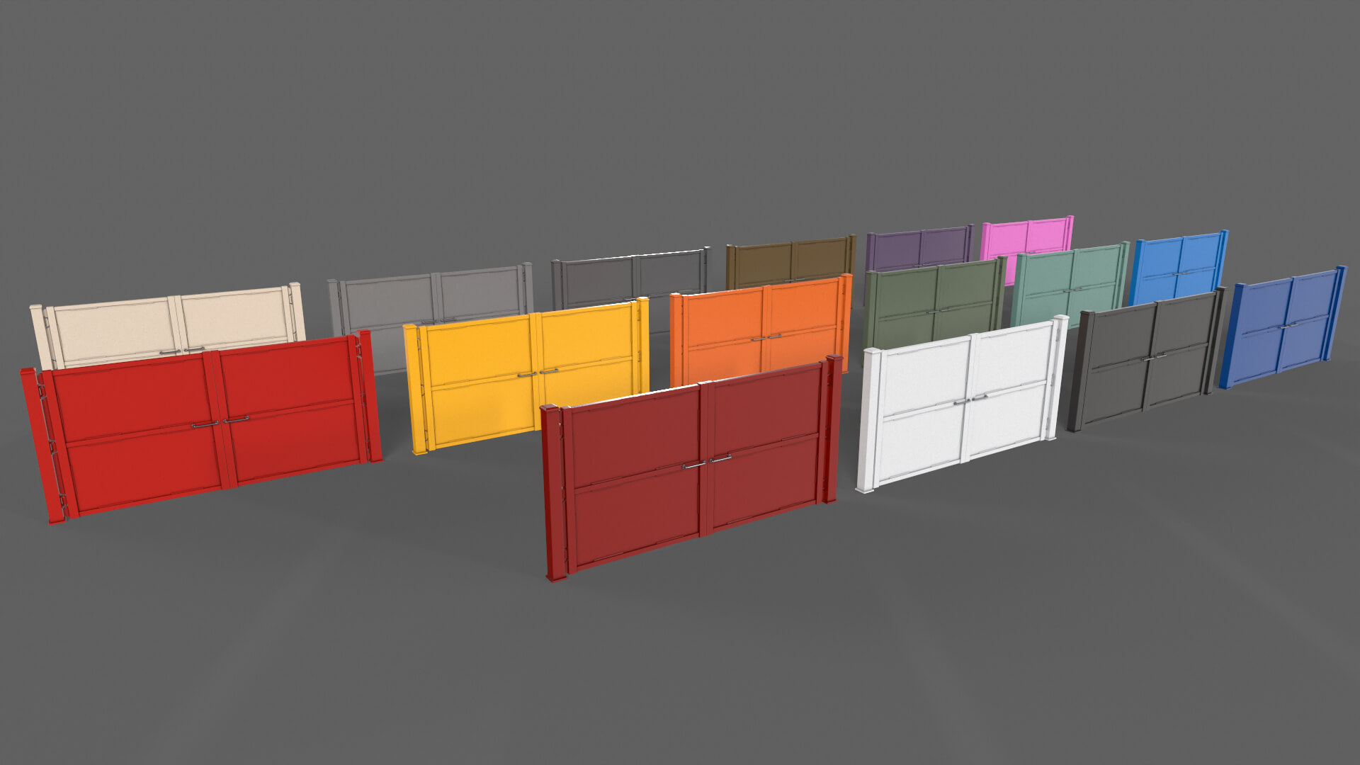 Metal Gate C3 - 3D Model by DaikLord