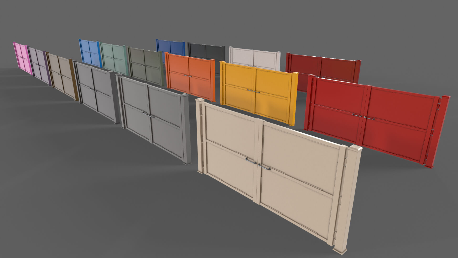 Metal Gate C3 - 3D Model by DaikLord