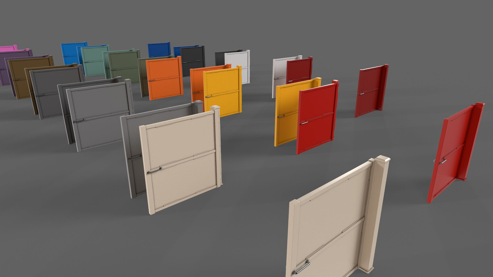 Metal Gate C3 - 3D Model by DaikLord