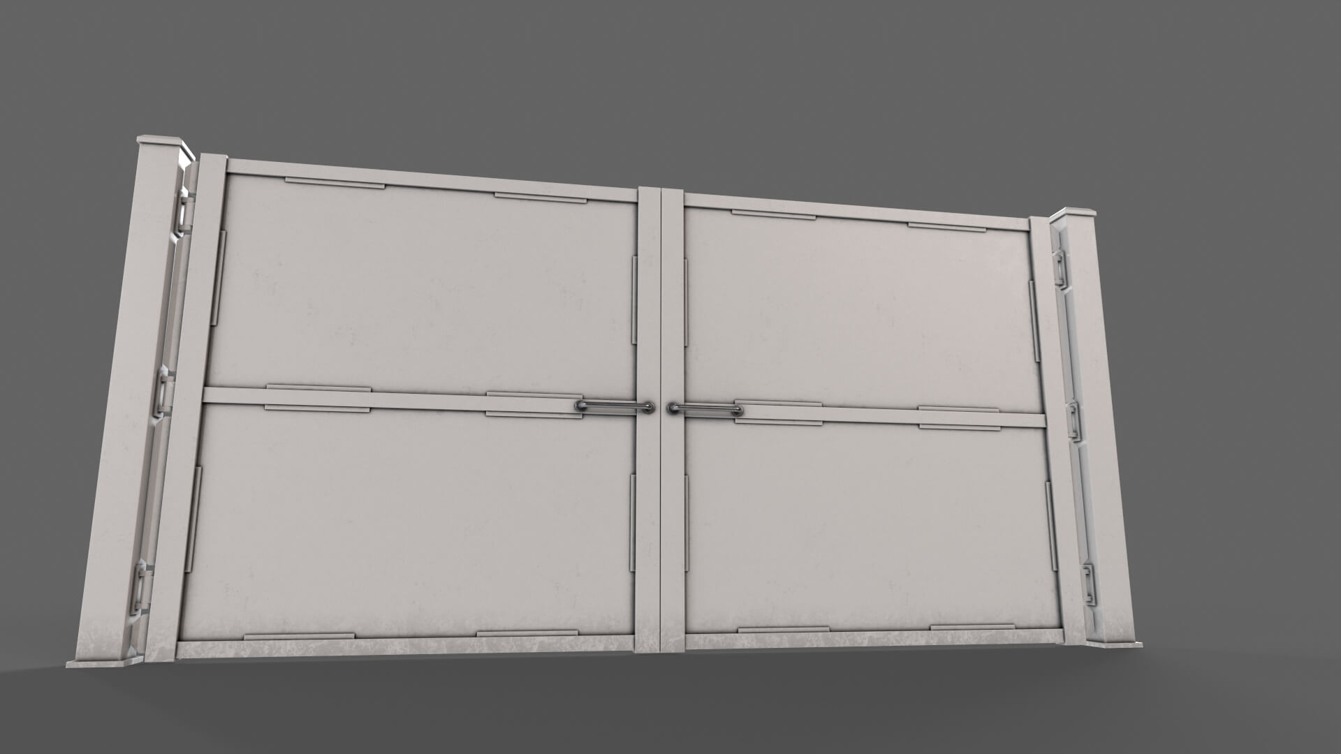 Metal Gate C3 - 3D Model by DaikLord