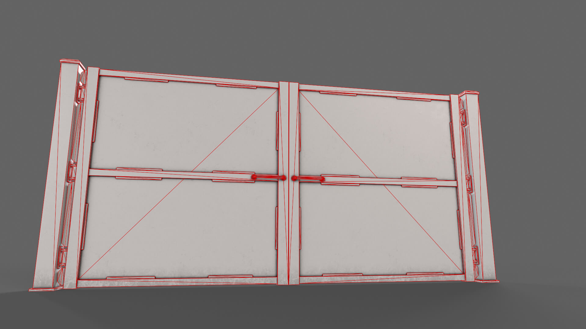 Metal Gate C3 - 3D Model by DaikLord