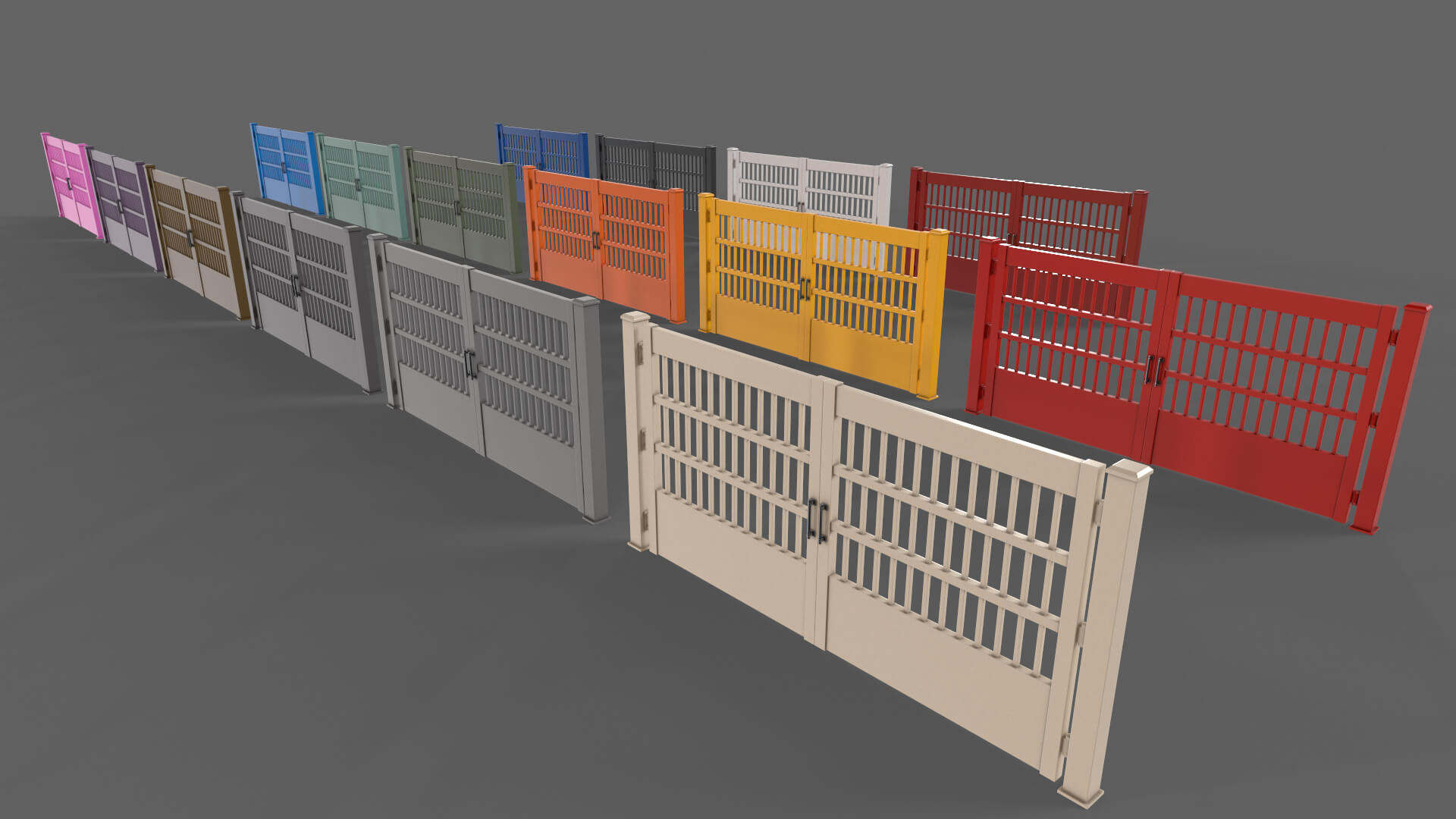 Metal Gate C5 - 3D Model by DaikLord