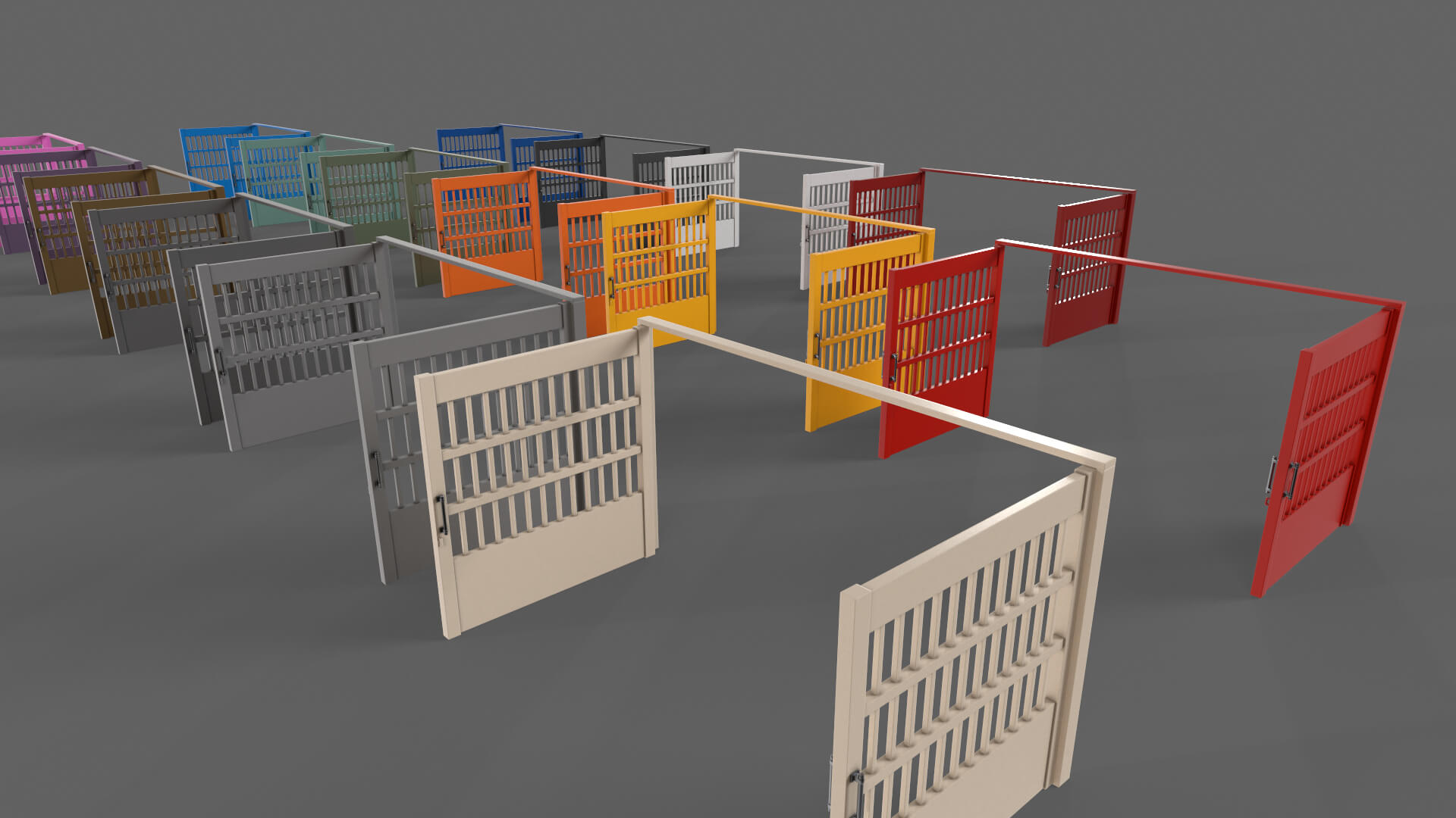 Metal Gate D5 - 3D Model by DaikLord