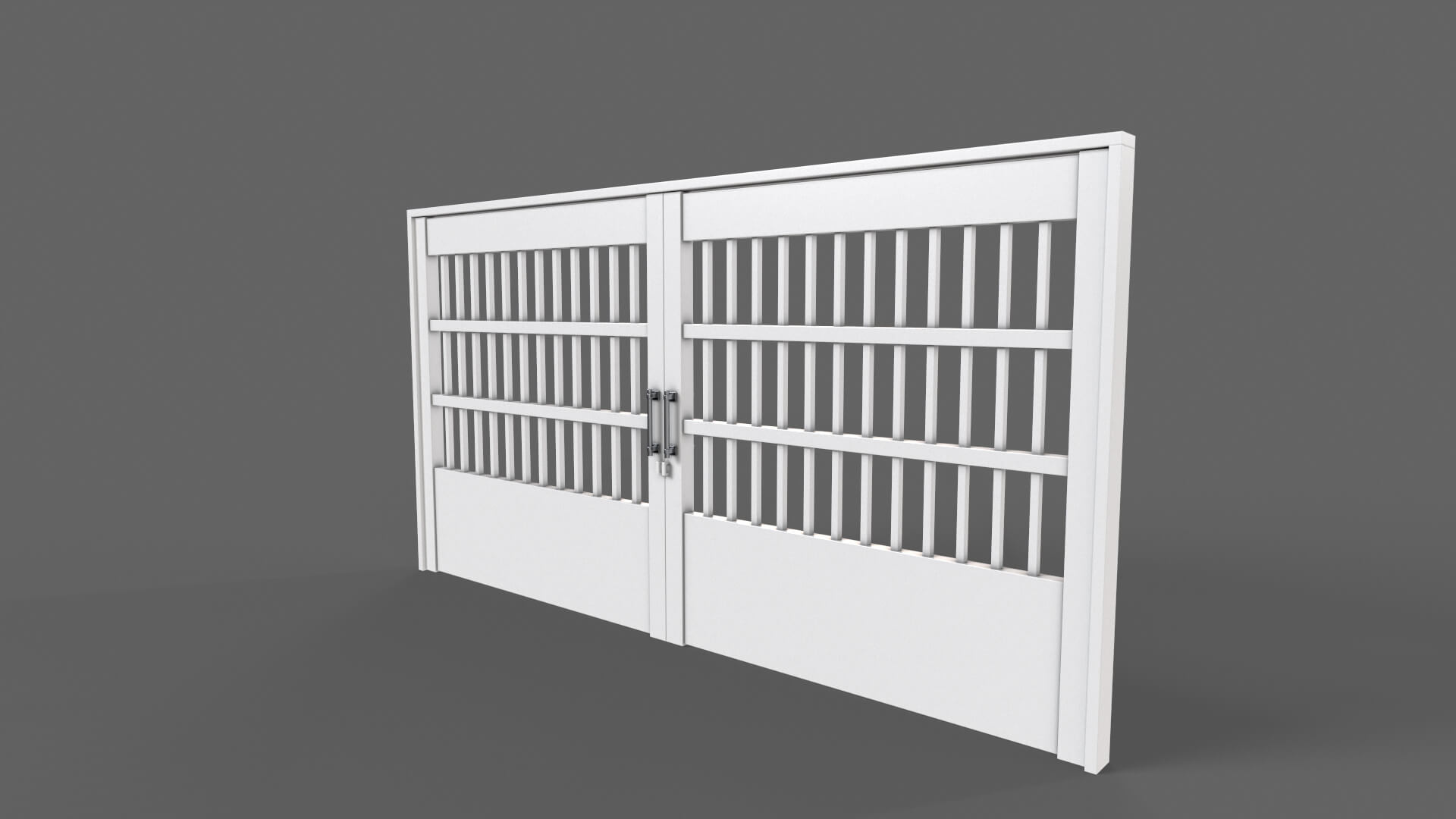 Metal Gate D5 - 3D Model by DaikLord