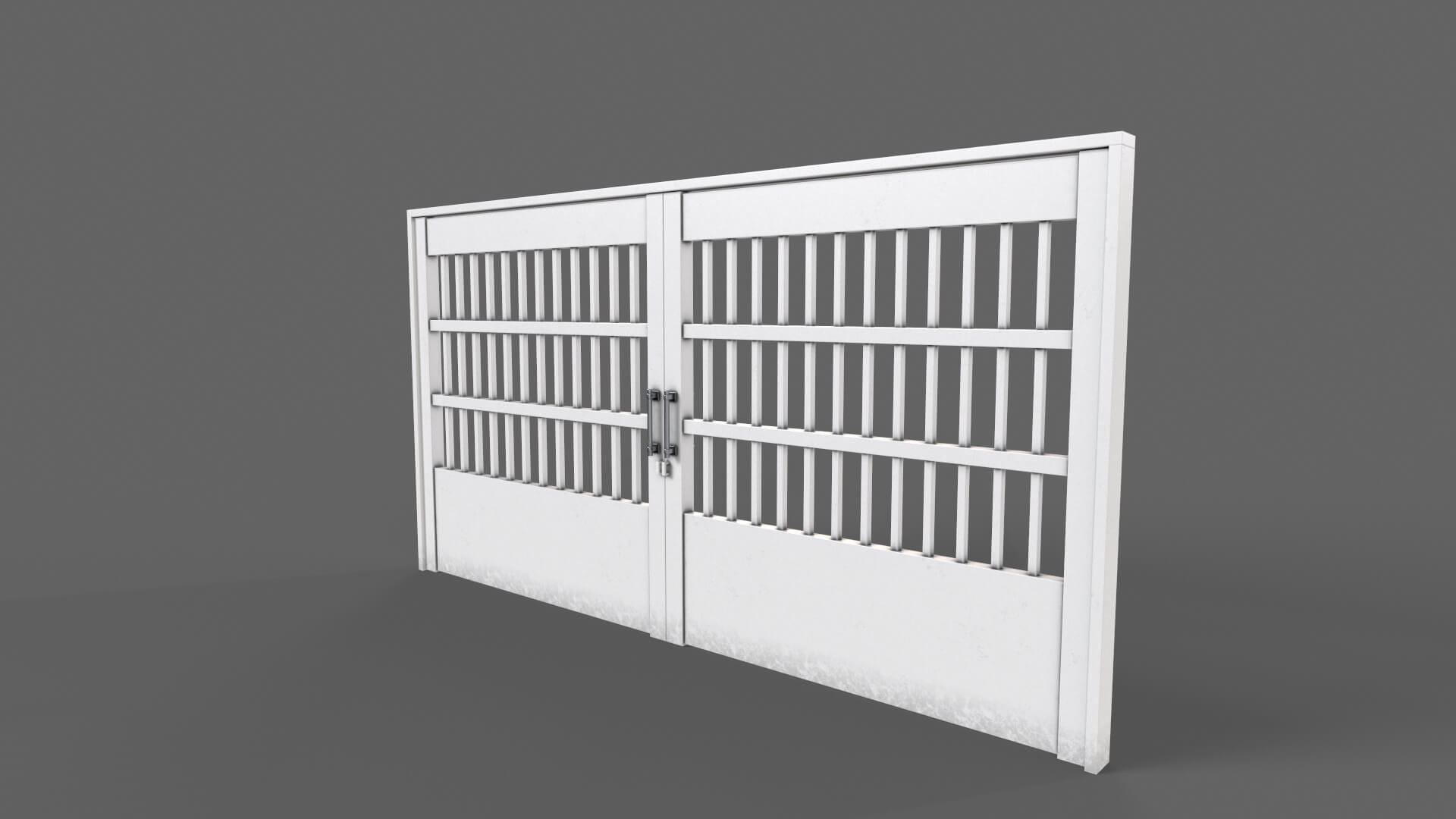 Metal Gate D5 - 3D Model by DaikLord
